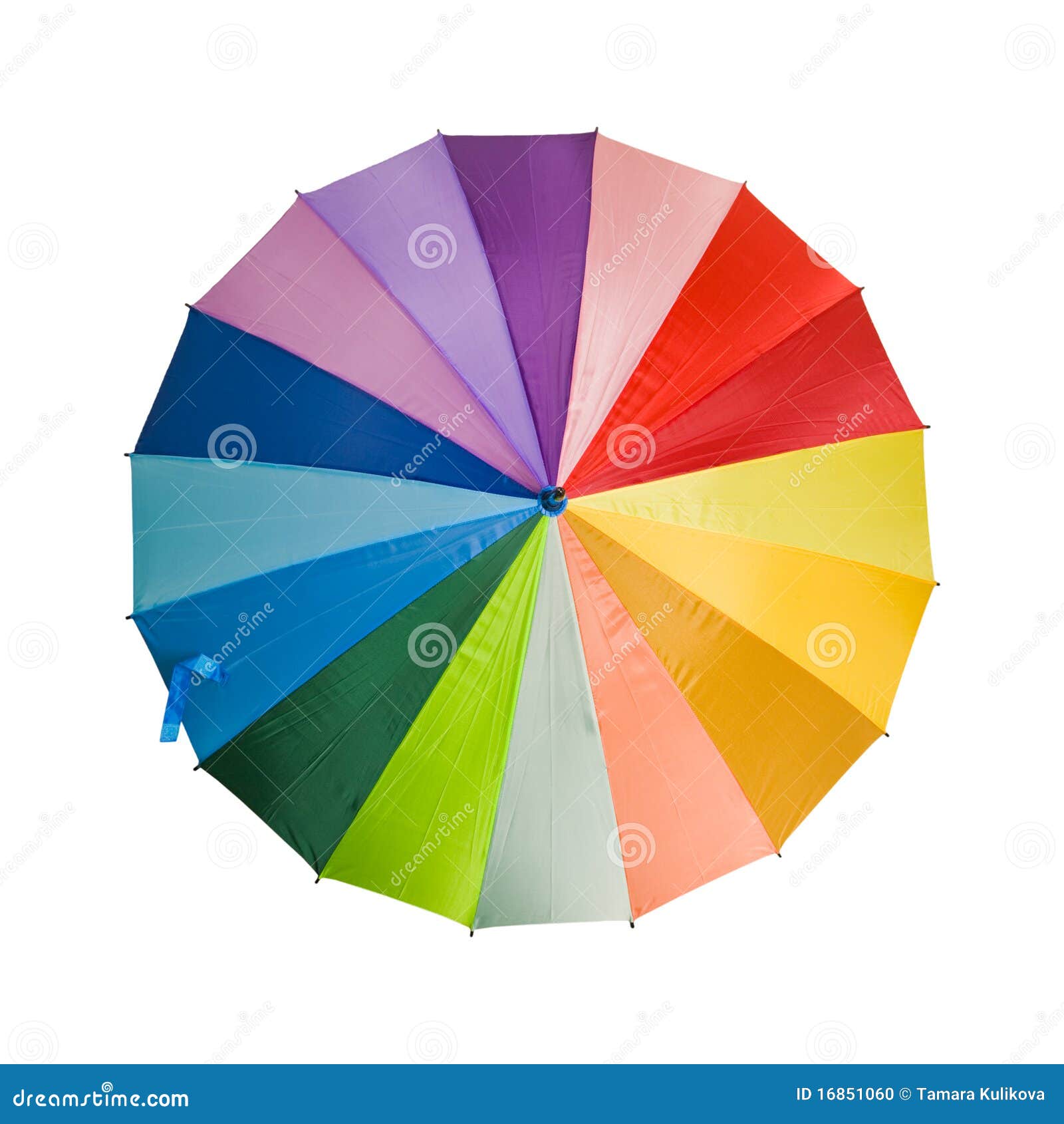 Multicolored Rainbow Umbrella Shot from Stock Photo - Image of ...