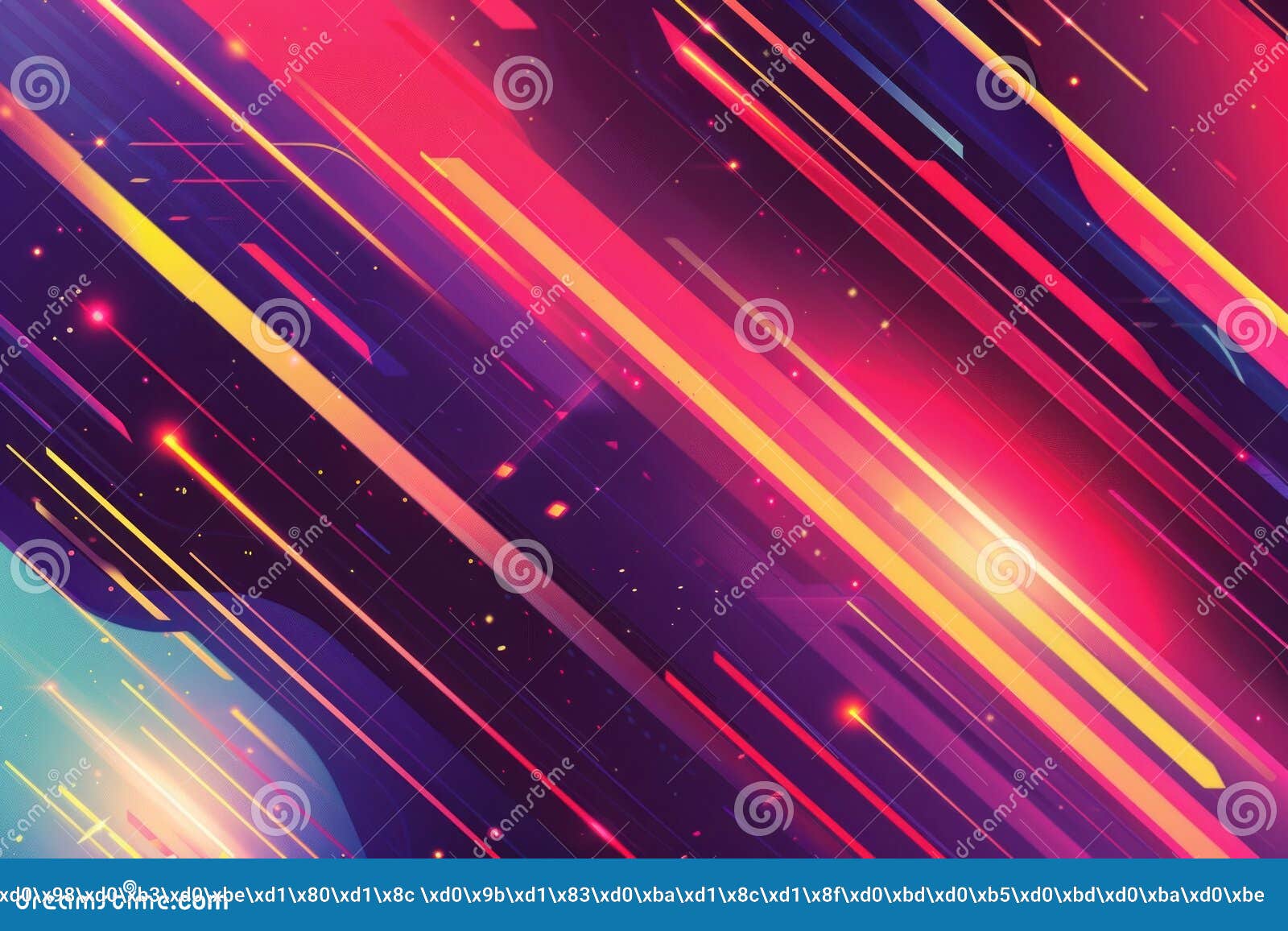 Multicolored Rectangle Shape Energy Flow Background Stock Image - Image ...