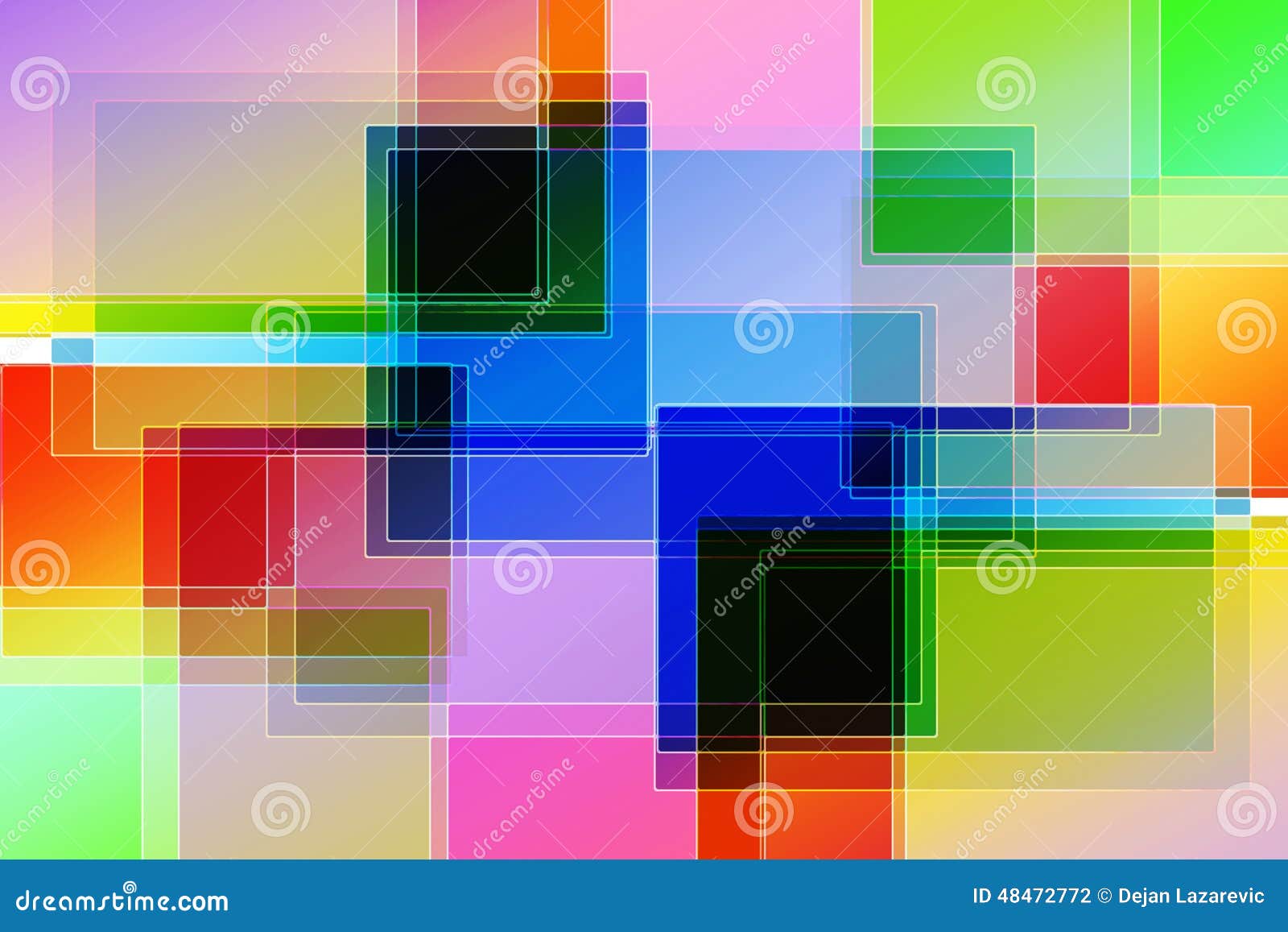 Multicolored Rectangles stock illustration. Illustration of graphic ...