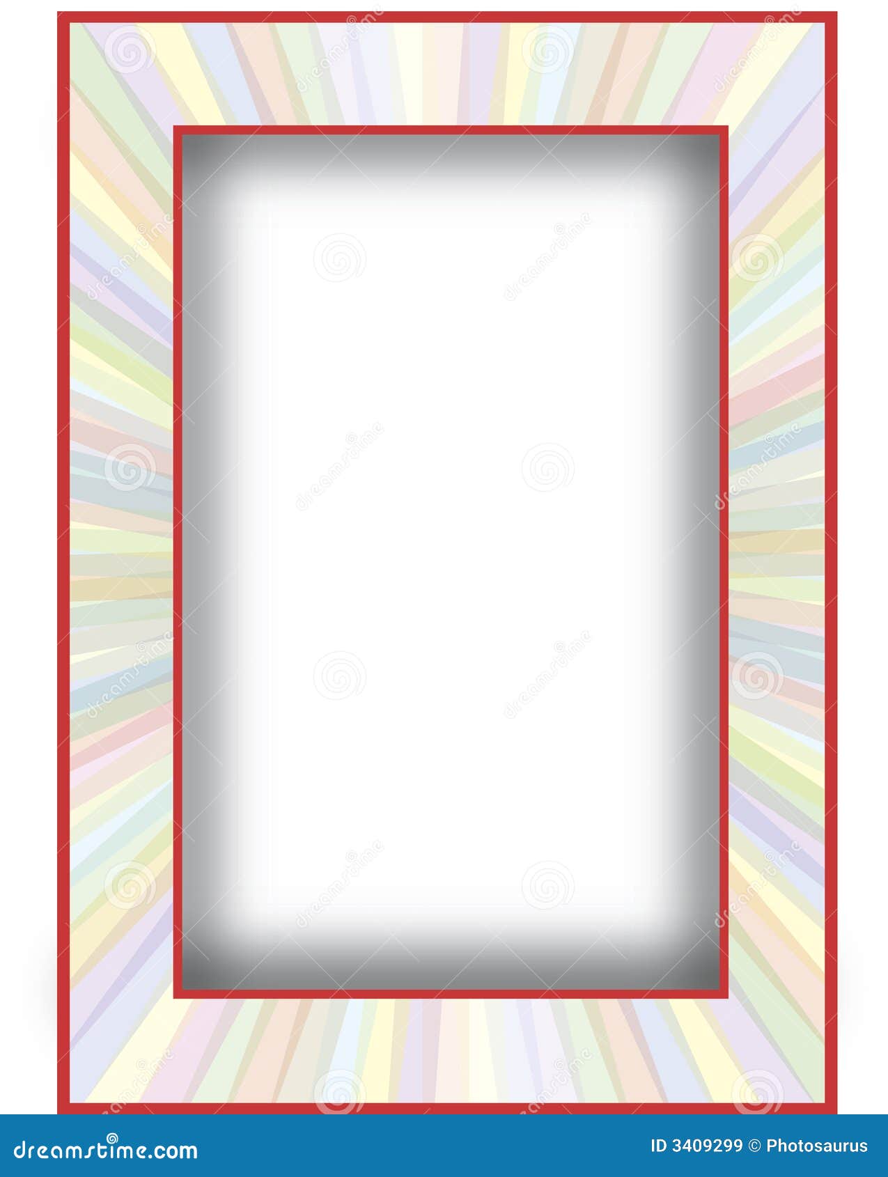 Multicolored with Red Border Stock Vector - Illustration of colourful ...