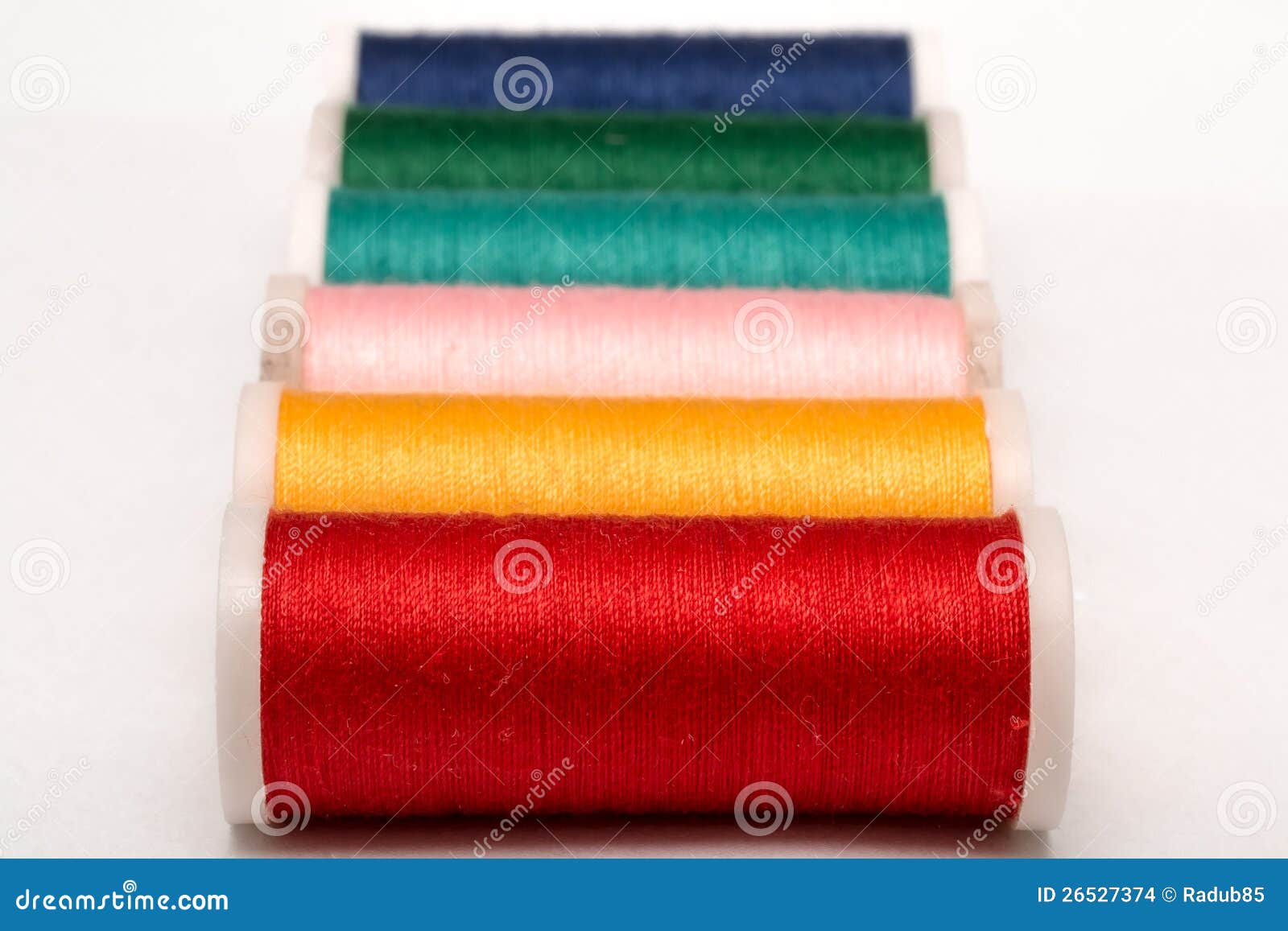 Multicolored Reels stock photo. Image of coil, closeup - 26527374