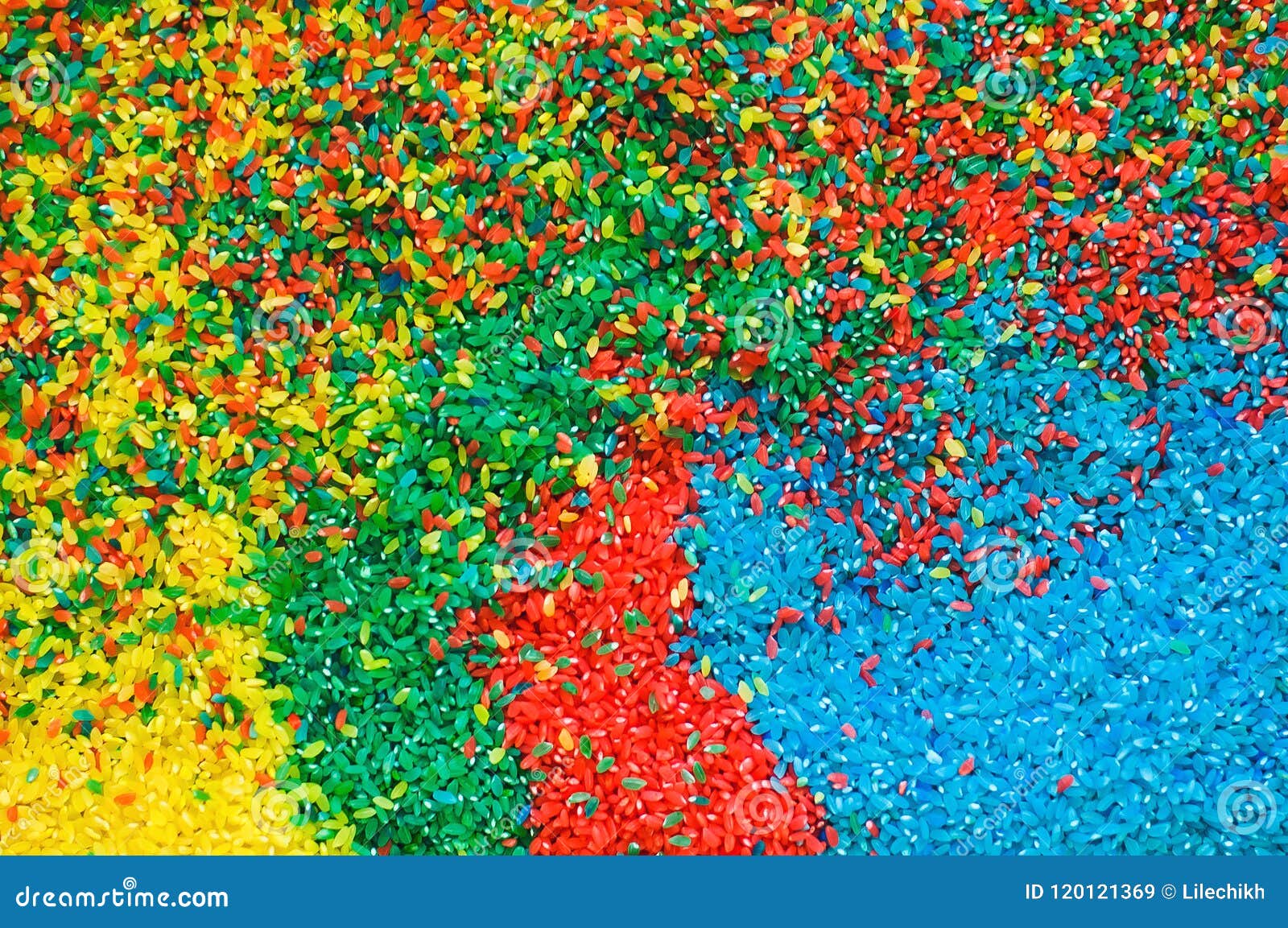 Multicolored rice stock image. Image of backdrop, background - 120121369