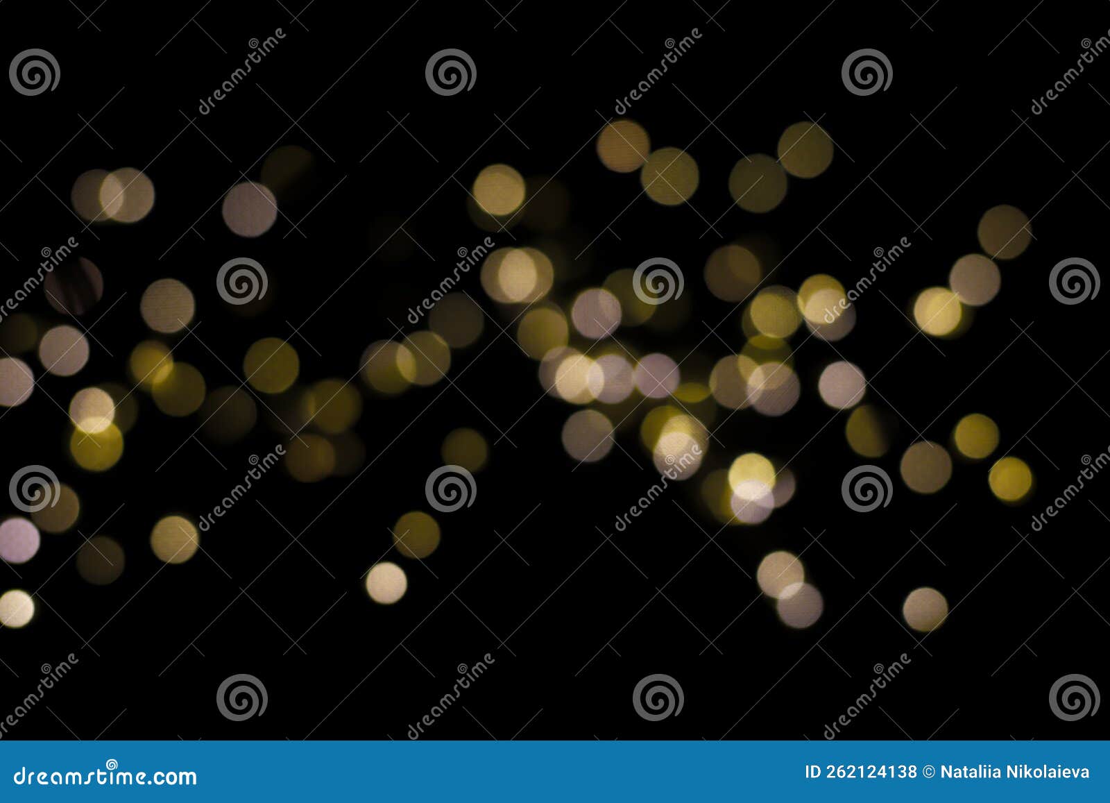 Multicolored Round Blurred Bokeh of Different Sizes. for Postcards ...