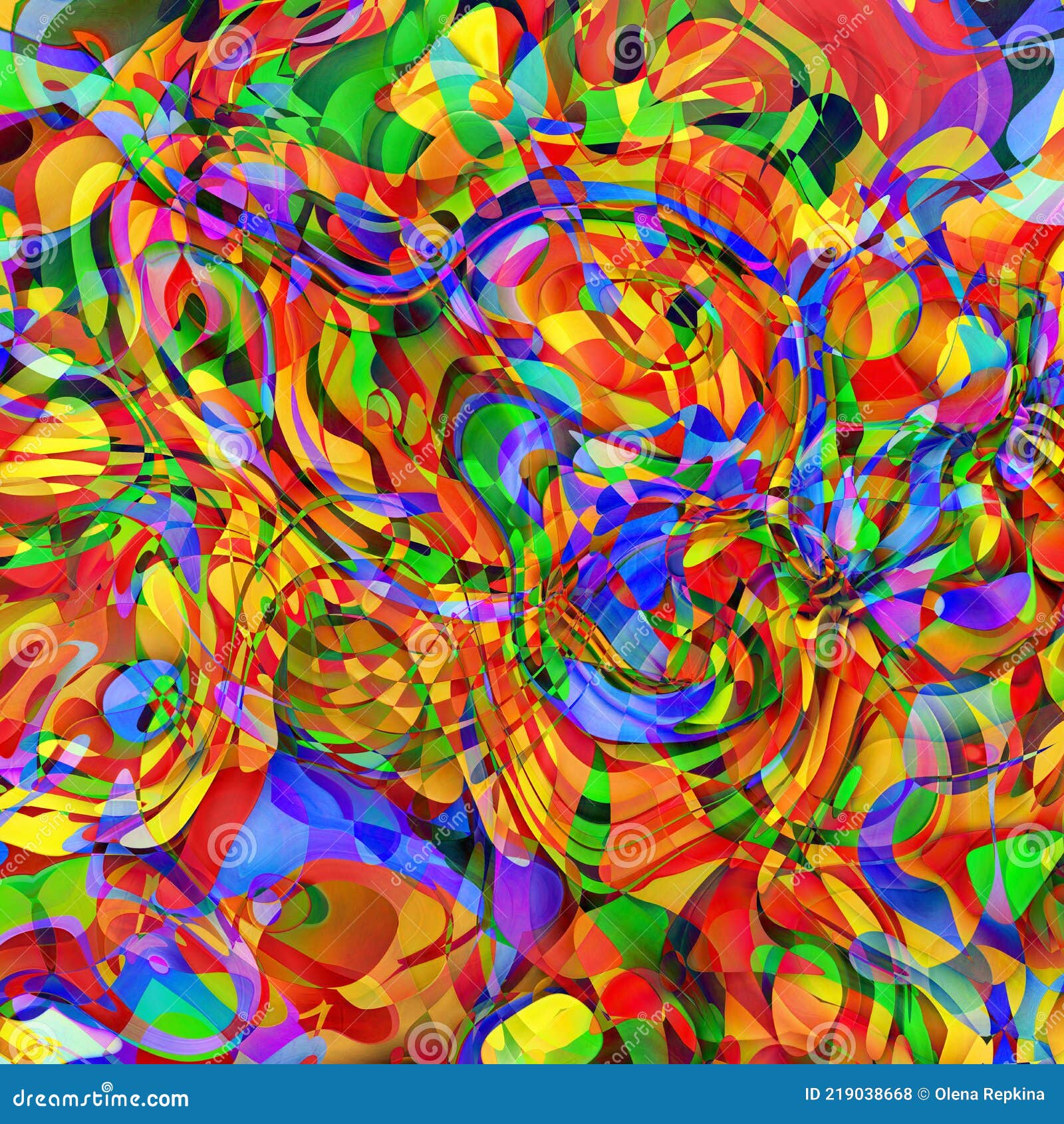 Multicolored Saturated Abstract Background 3d Rendering Stock ...