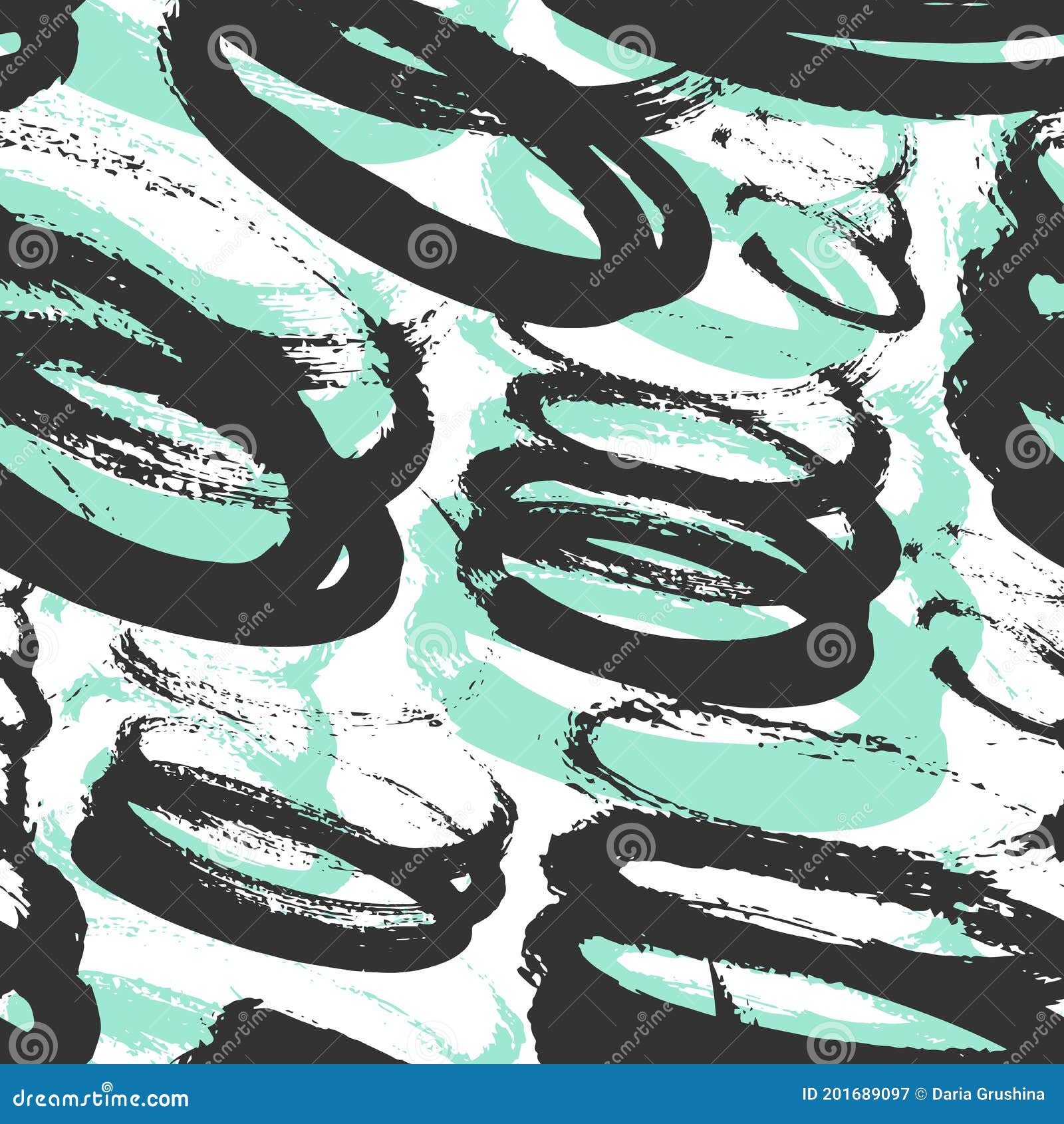 Multicolored Seamless Pattern for Fabric Design. Water Splash Paint ...