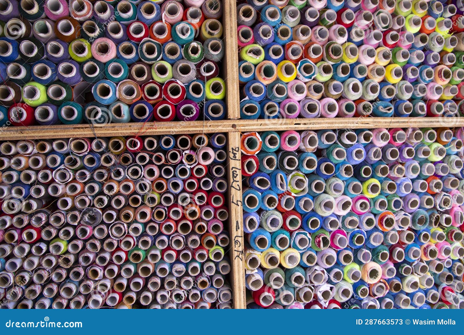 Multicolored Sewing Threads Pattern Texture Can Be Used As a Background ...