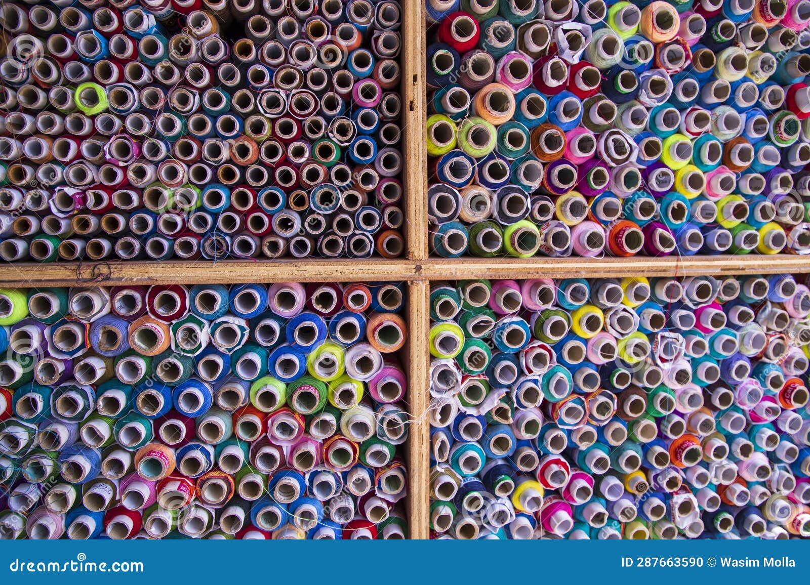 Multicolored Sewing Threads Pattern Texture Can Be Used As a Background ...