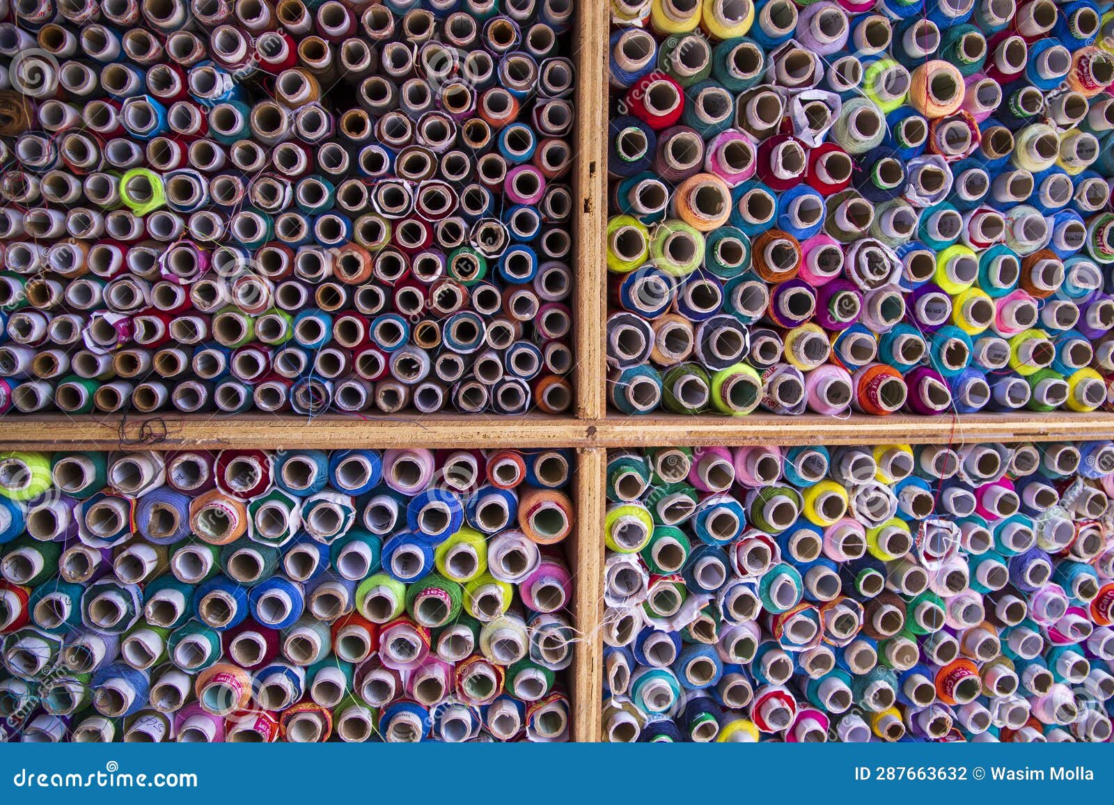 Multicolored Sewing Threads Pattern Texture Can Be Used As a Background ...