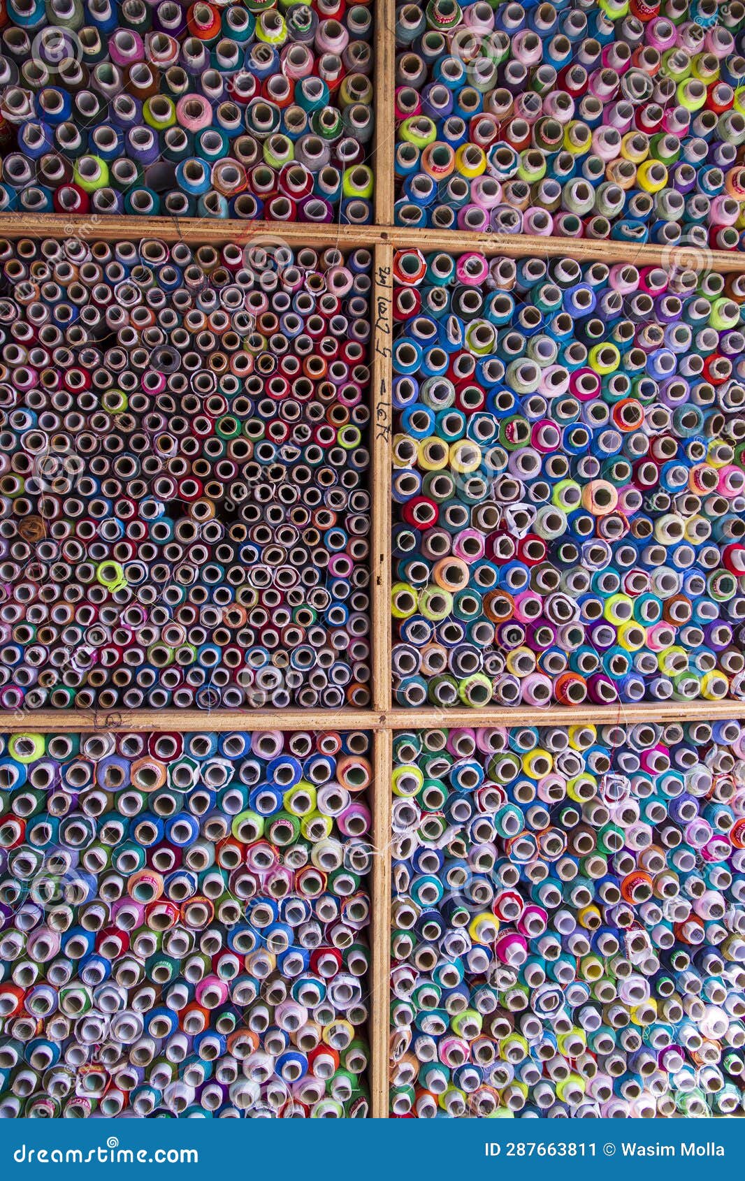 Multicolored Sewing Threads Pattern Texture Can Be Used As a Background ...