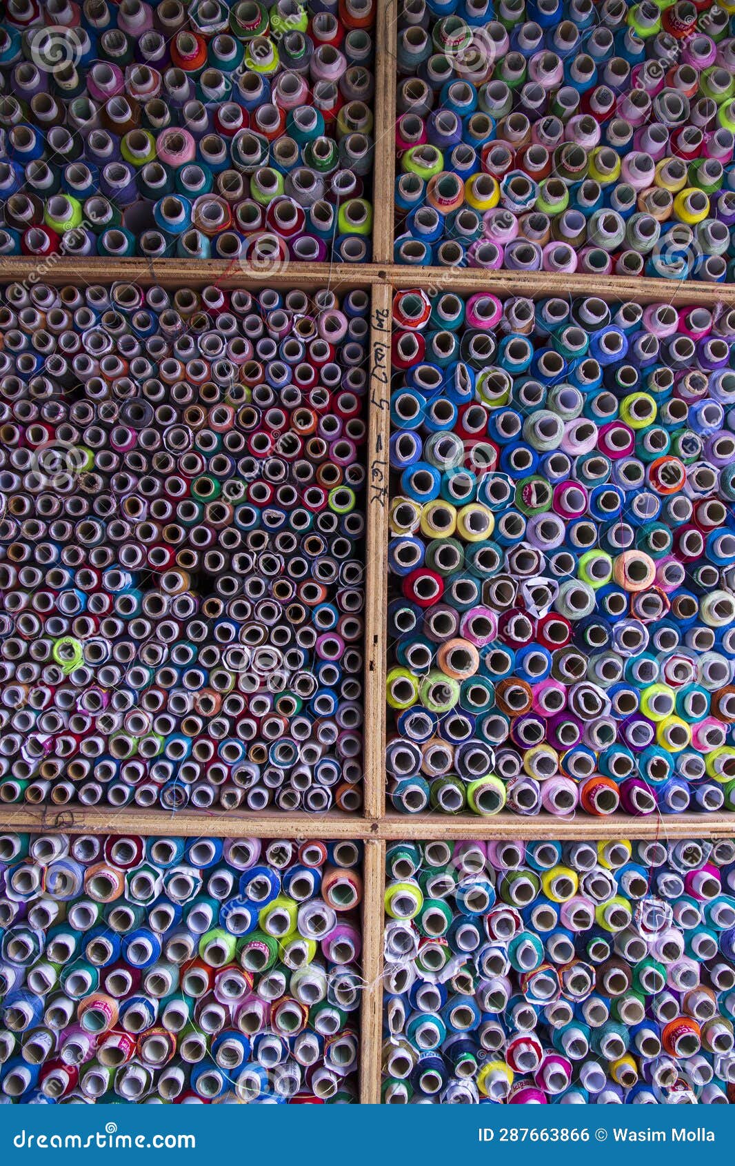 Multicolored Sewing Threads Pattern Texture Can Be Used As a Background ...