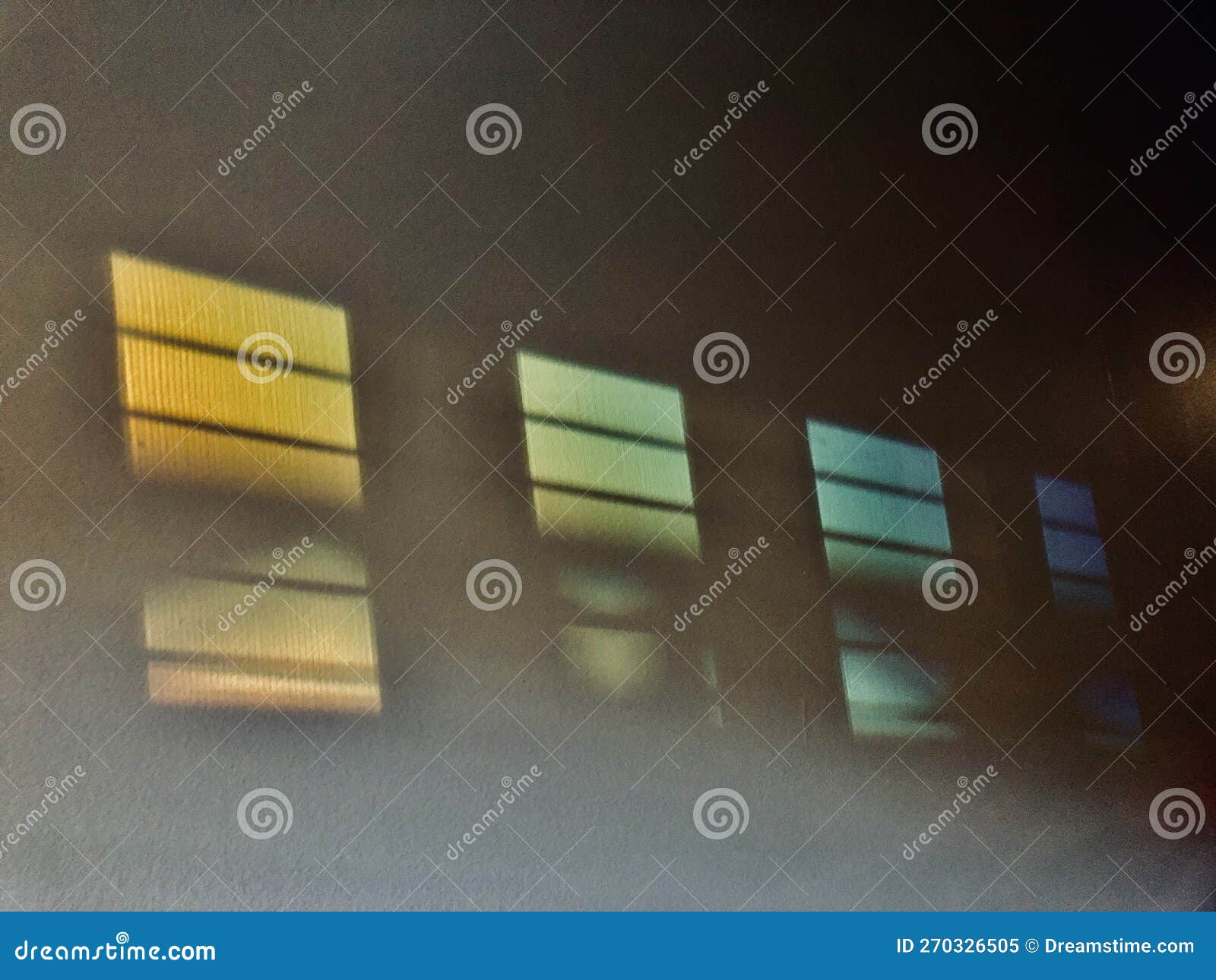 Multicolored Shadow on the Wall. Abstract Background. Shadows ...