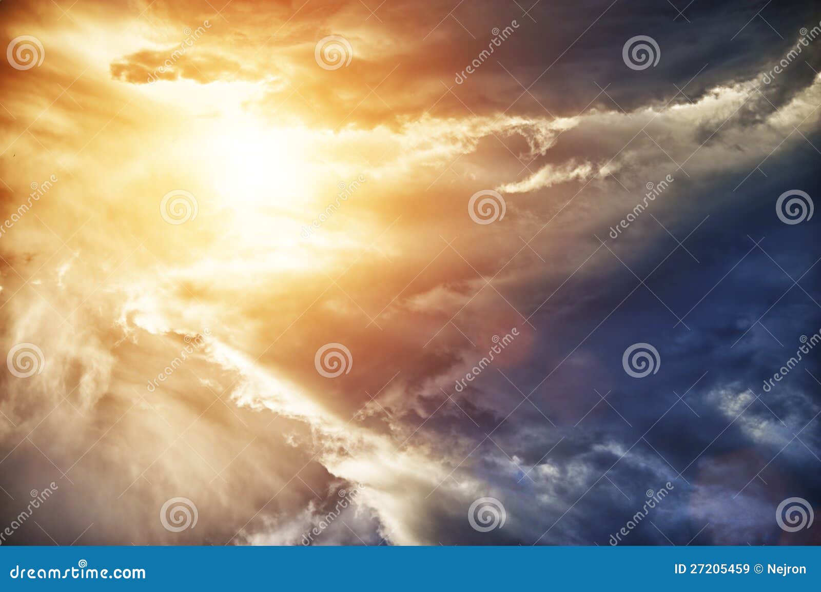 Multicolored sky stock image. Image of meteorology, light - 27205459