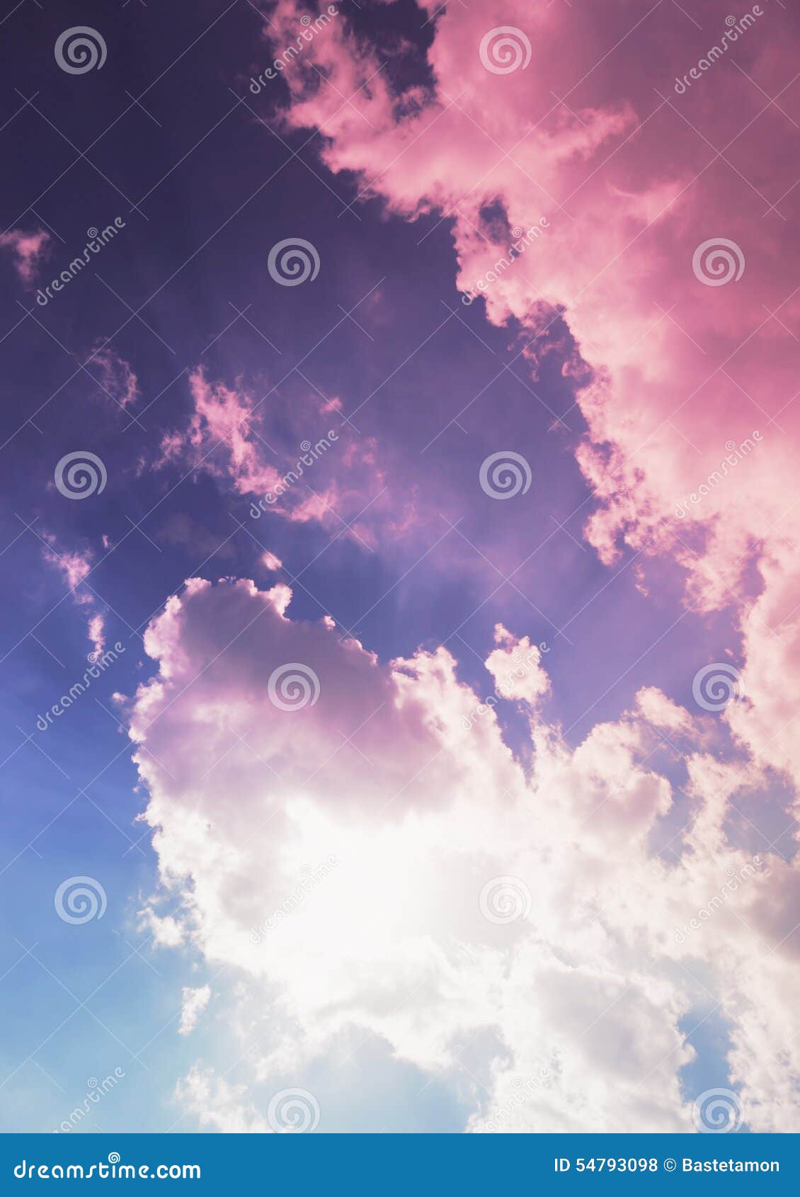 Multicolored sky stock photo. Image of environment, blue - 54793098