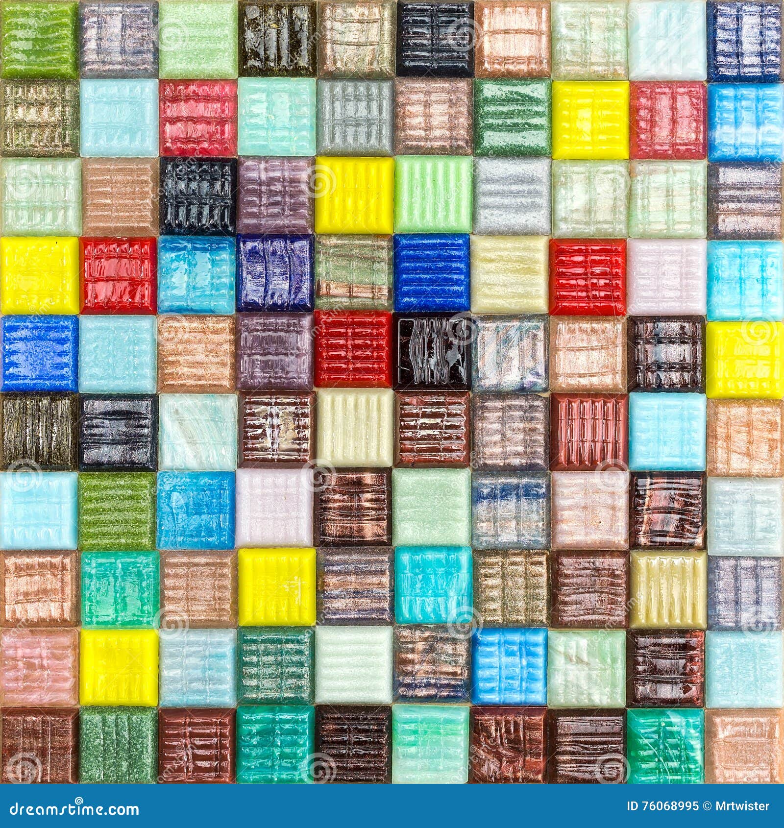 Multicolored Smalt for Mosaic Work As Seamless Background Stock Image ...