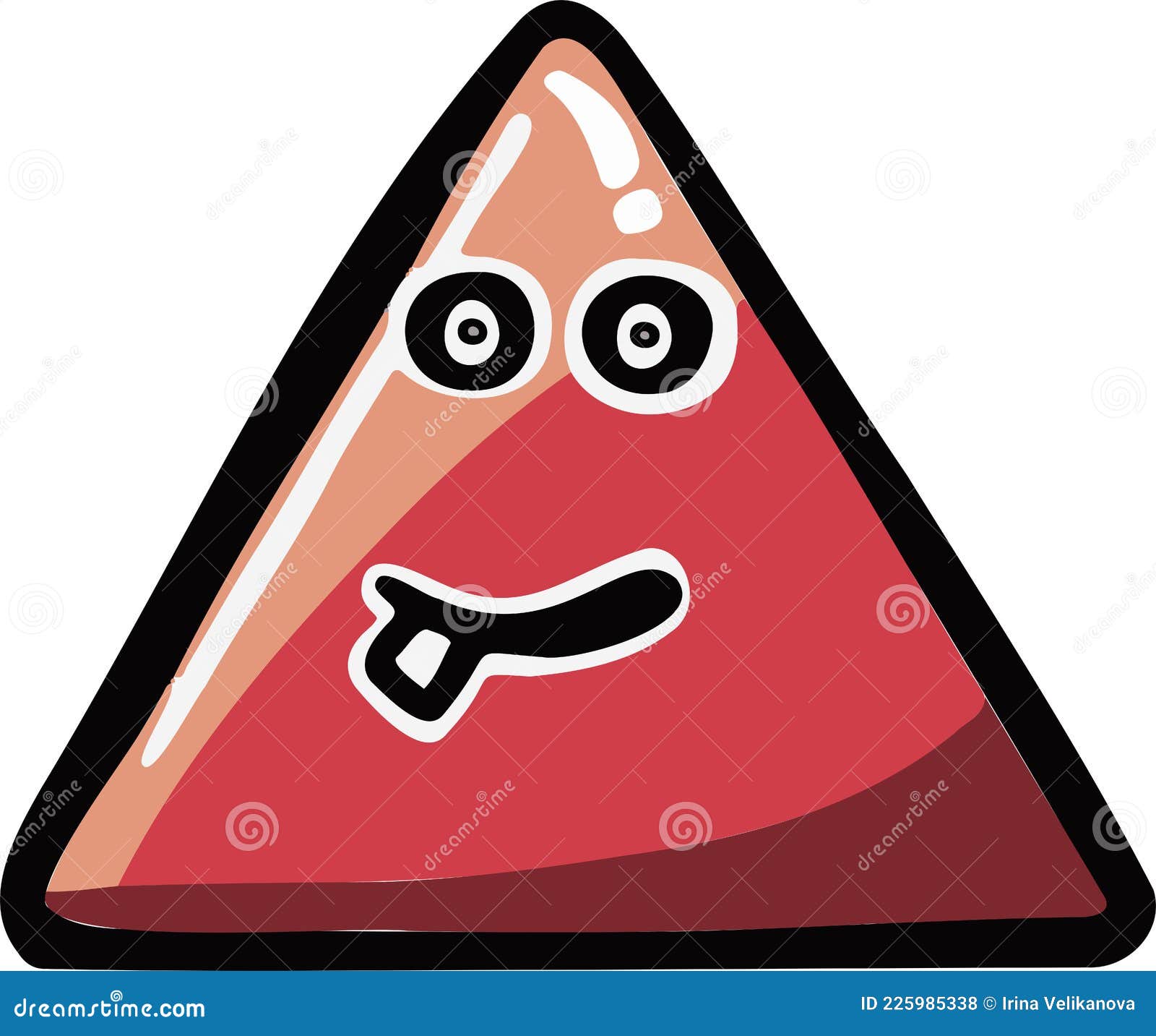 Multicolored Smileys Emotions Funny and Vector Illustration Stock ...