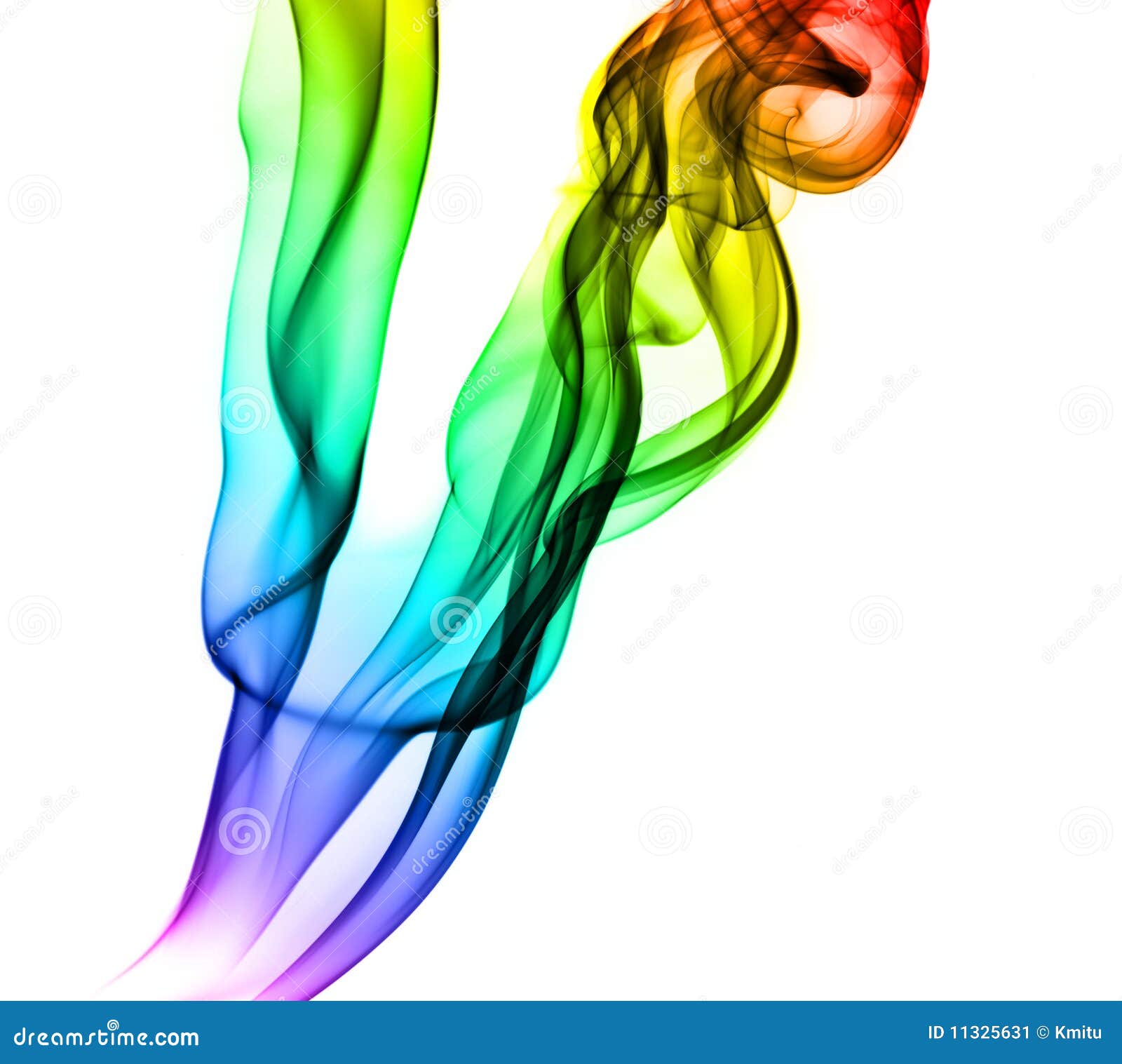 Multicolored Smoke Formation Stock Image - Image of colorful, abstract ...