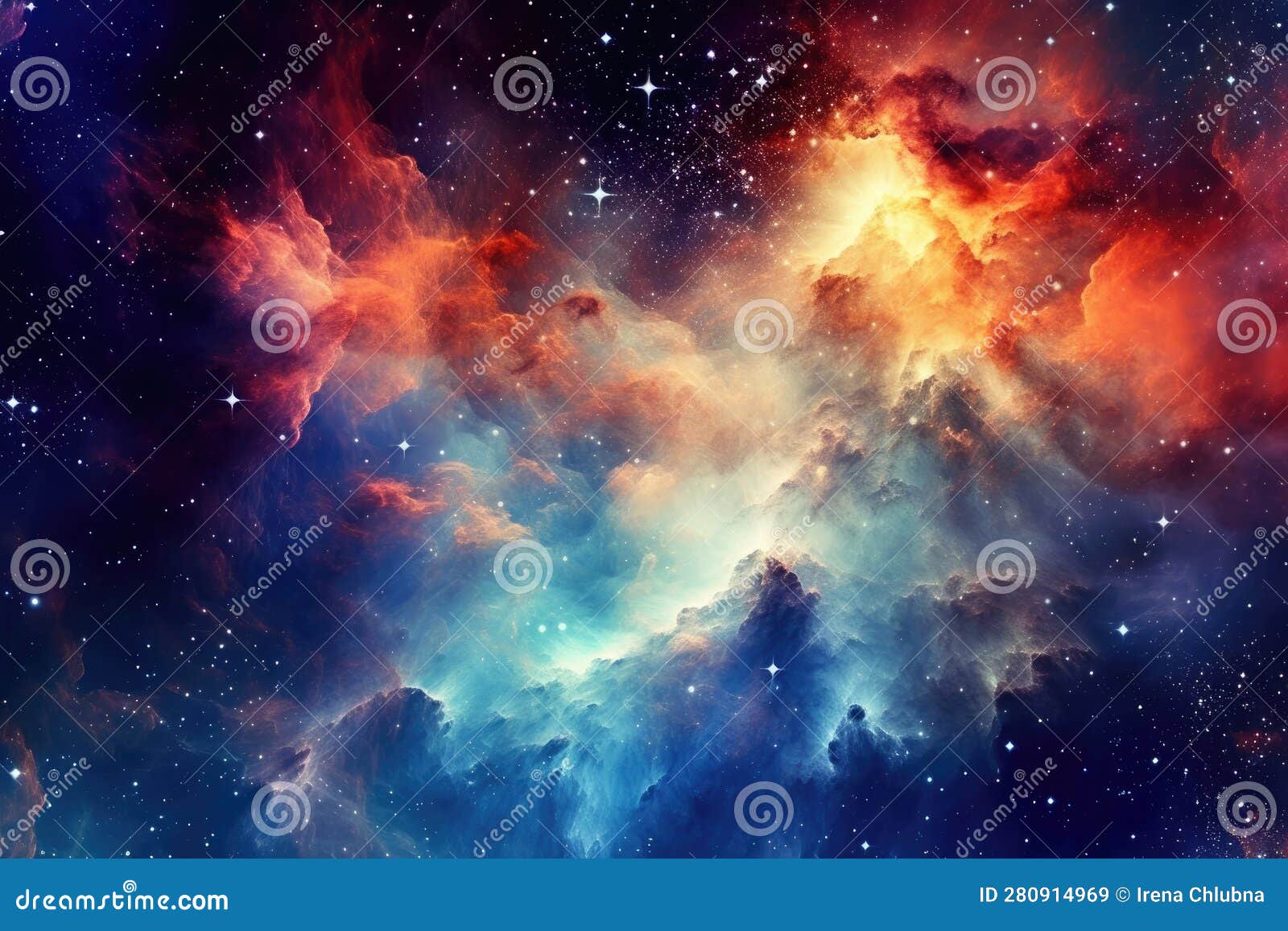 Multicolored Smoke Puff Cloud Design Elements. Generative AI Stock ...