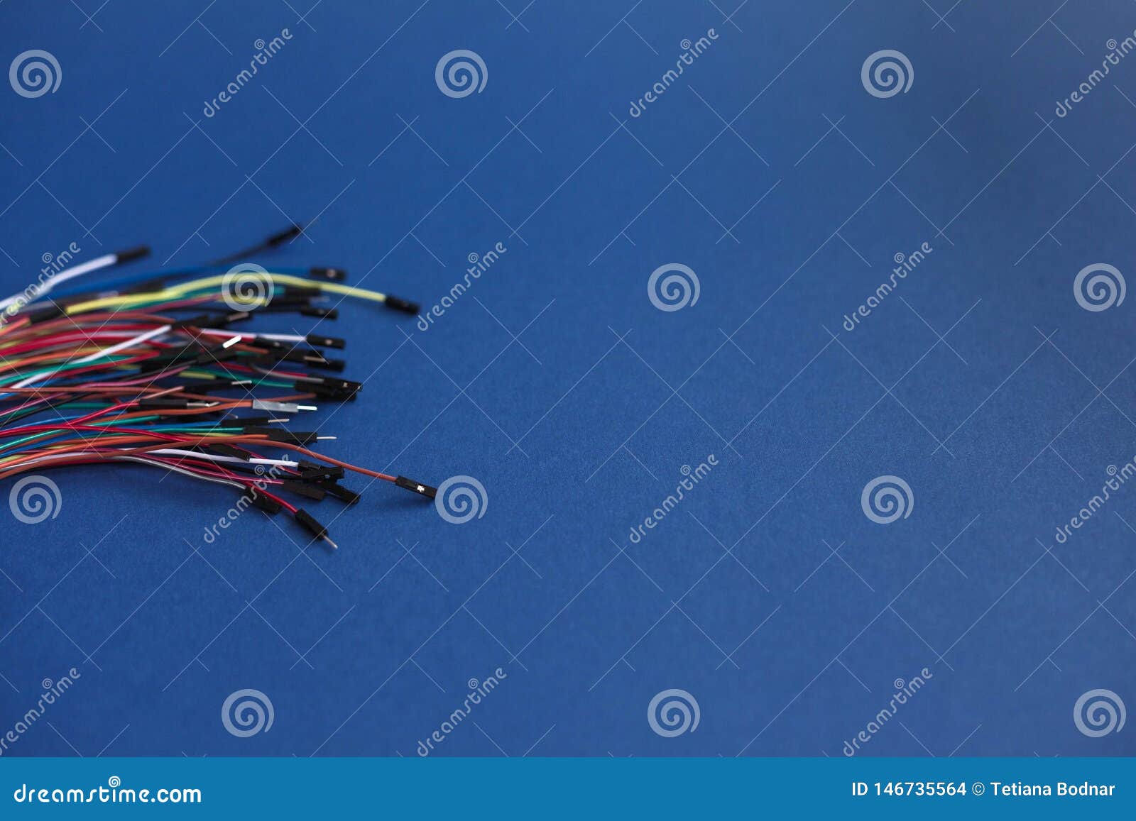 Multicolored Soldless Thin Wires with Connectors for Electronic Robotic ...