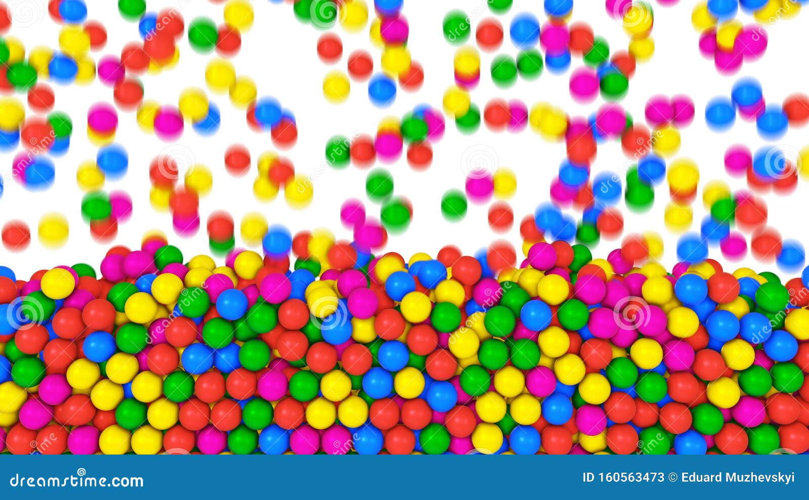Multicolored Spheres Fill Screen. Multicolored Spheres Fun Abstract ...