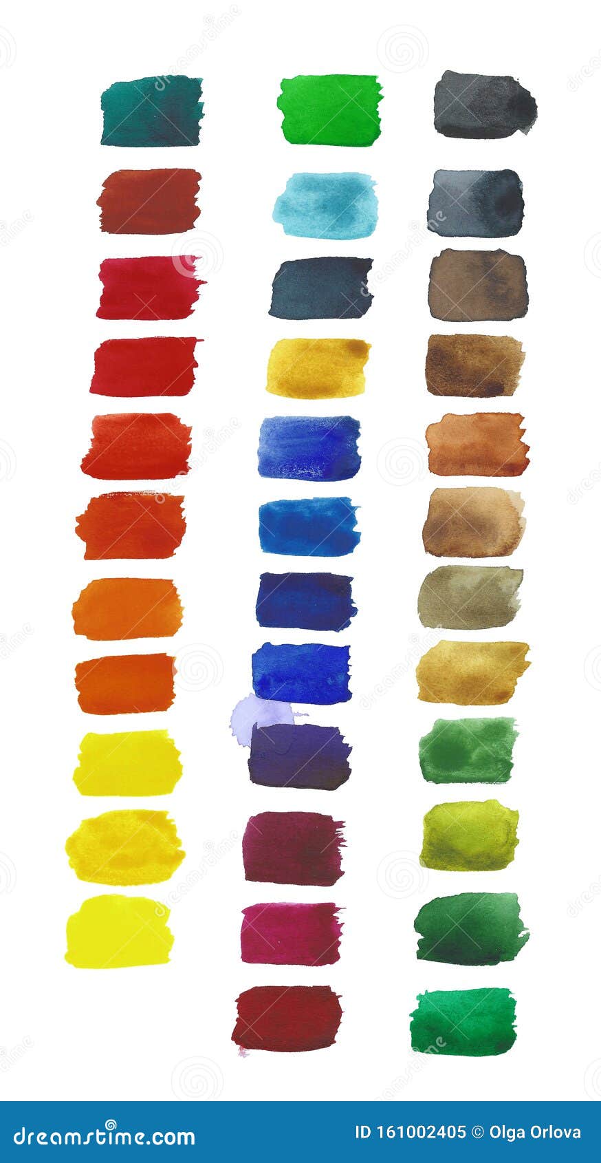 Multicolored Spots Watercolor Brush Strokes Colored Bright Stock Image ... Multicolored Spots Watercolor Brush Strokes Colored Bright Stock Image ...