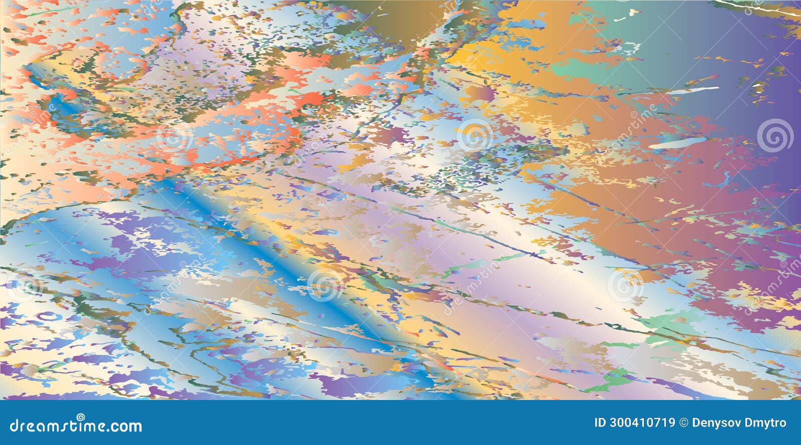 Multicolored Spotted Illustration. Background of Blots and Spots of ...