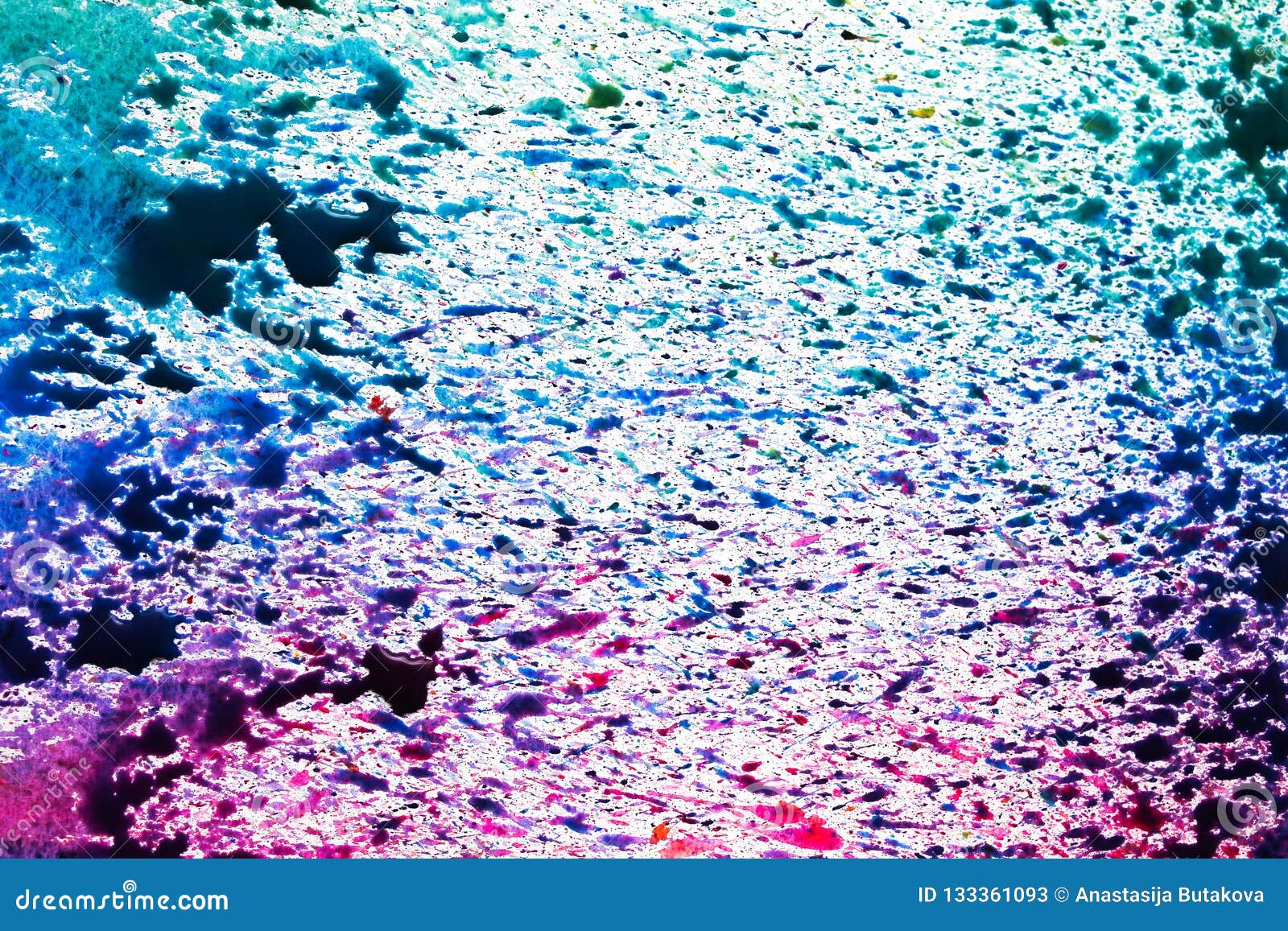 Multicolored Spray. Texture, Background. Watercolor Paints. Spray Stock ...