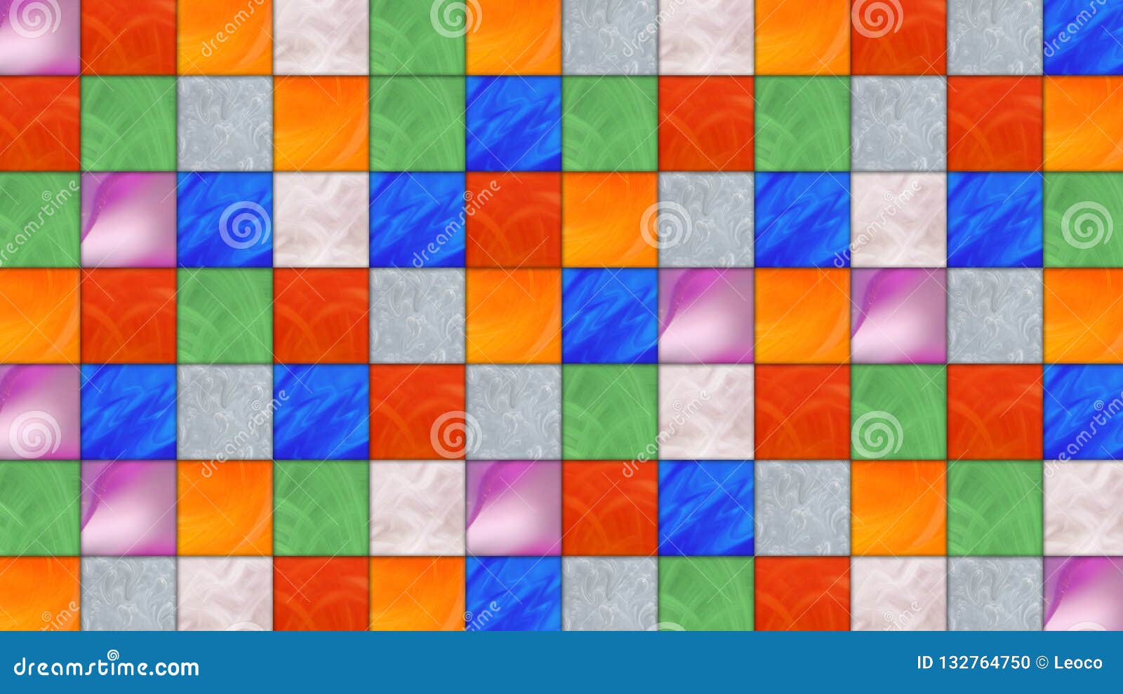 Multicolored squares stock illustration. Illustration of surface ...
