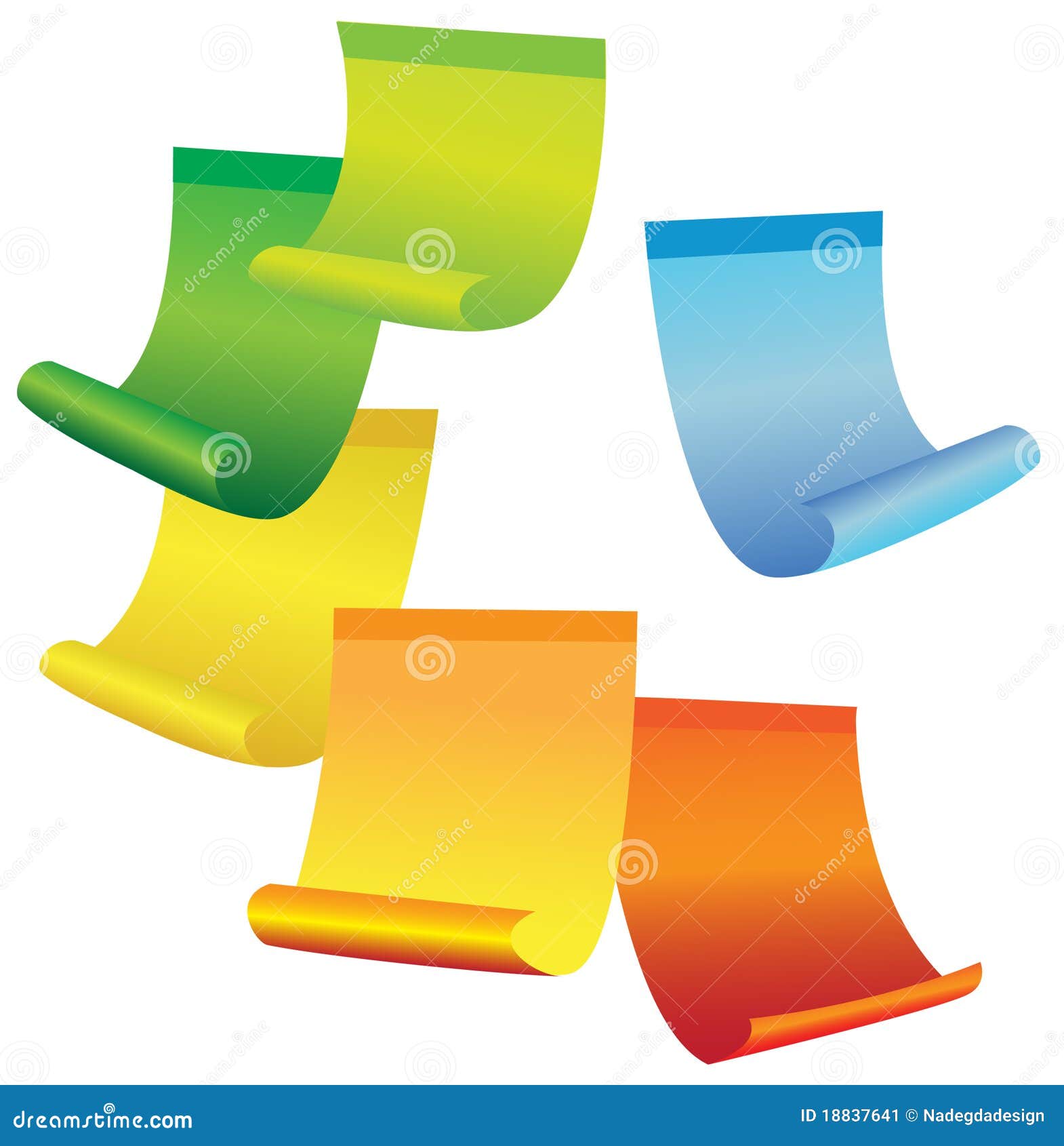 Multicolored stickers stock vector. Illustration of stickers - 18837641