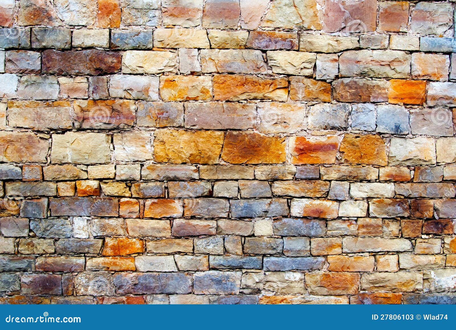 Multicolored stone wall stock image. Image of multicolored - 27806103