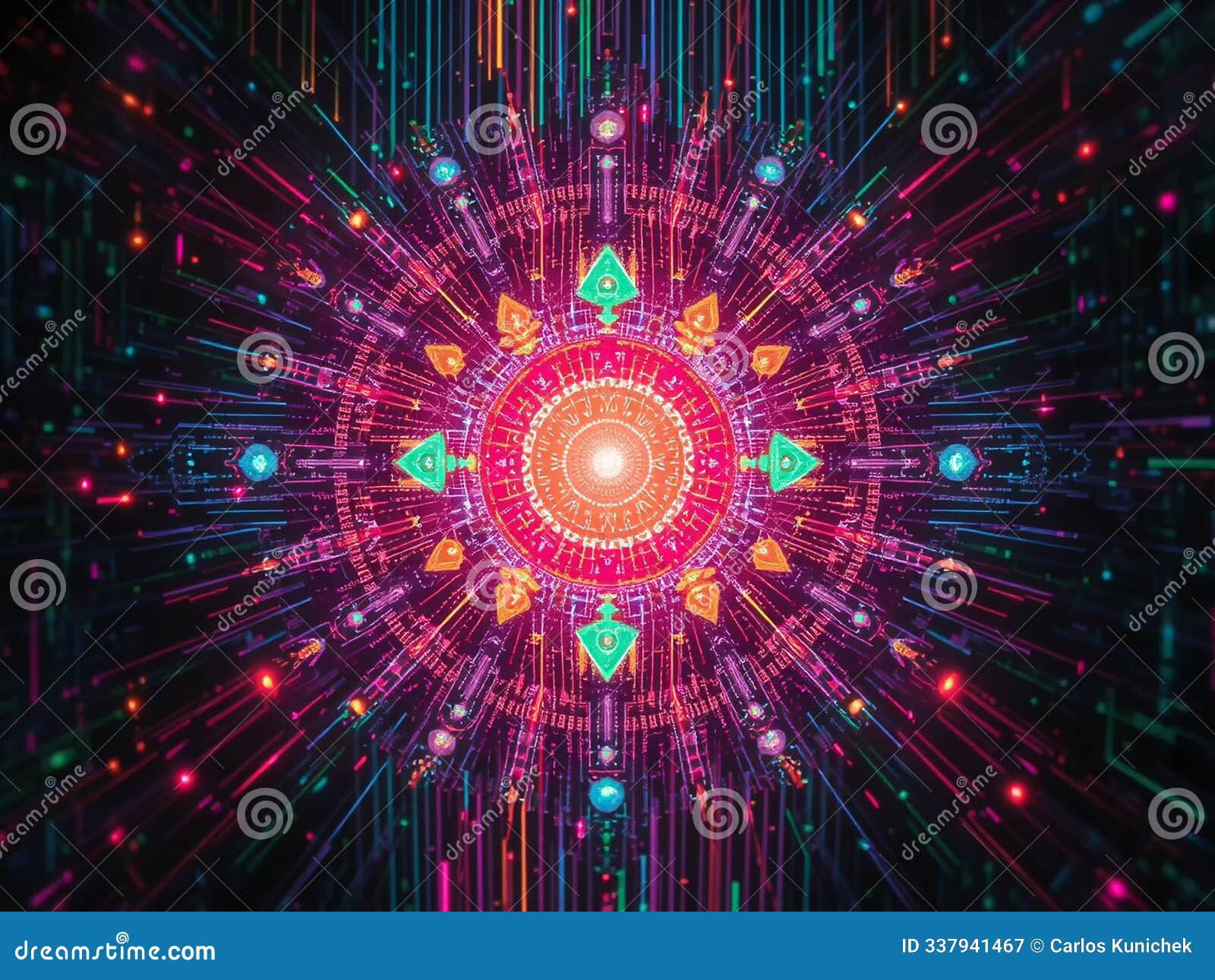 A Multicolored Structural Design of a Glitch in the Matrix with Hidden ...