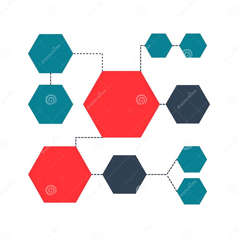 Multicolored Structural Schemes, Diagrams, Web Designs. Business ...