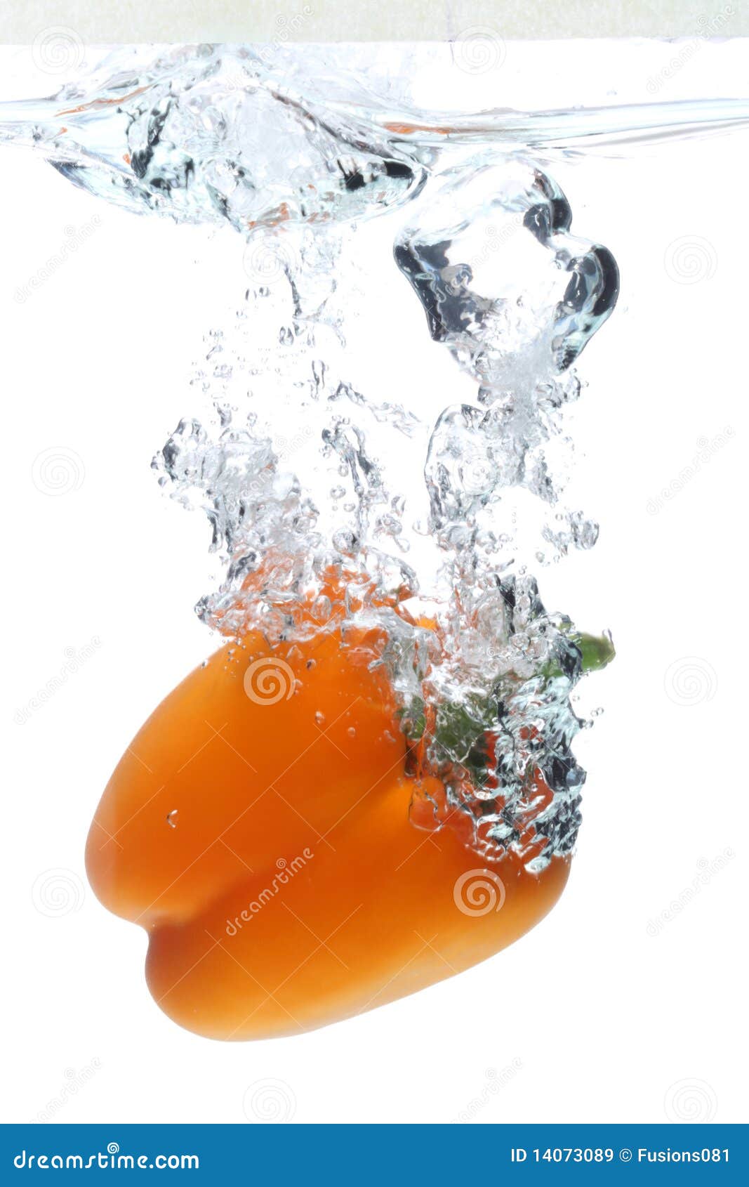 Multicolored Sweet Pepper Splash Stock Image - Image of white ...