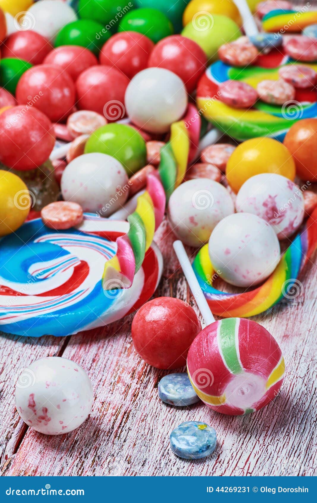 Multicolored Sweets and Chewing Gum Stock Image - Image of mixed, lolly ...