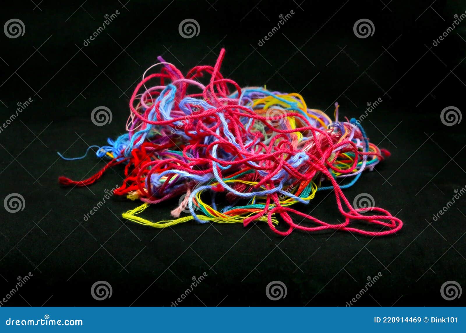 Tangled Needlework Threads Royalty-Free Stock Photo | CartoonDealer.com ...