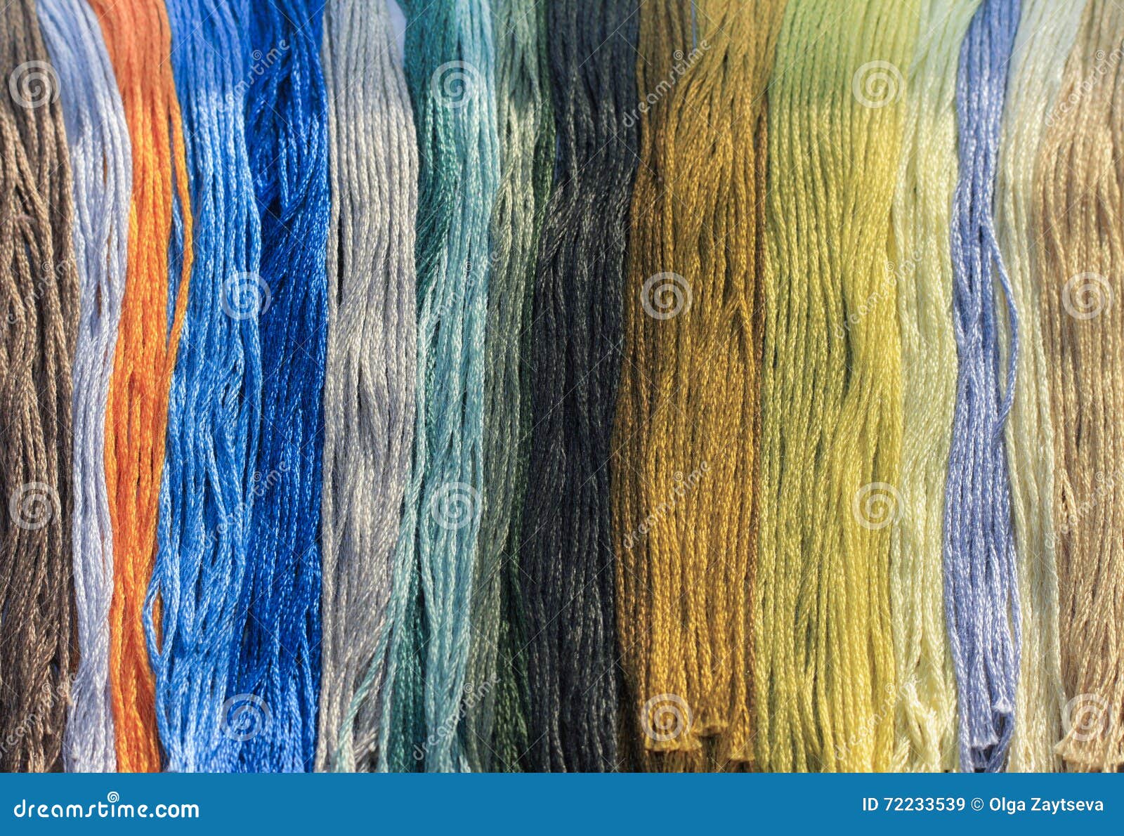Multicolored thread floss stock image. Image of handiwork - 72233539