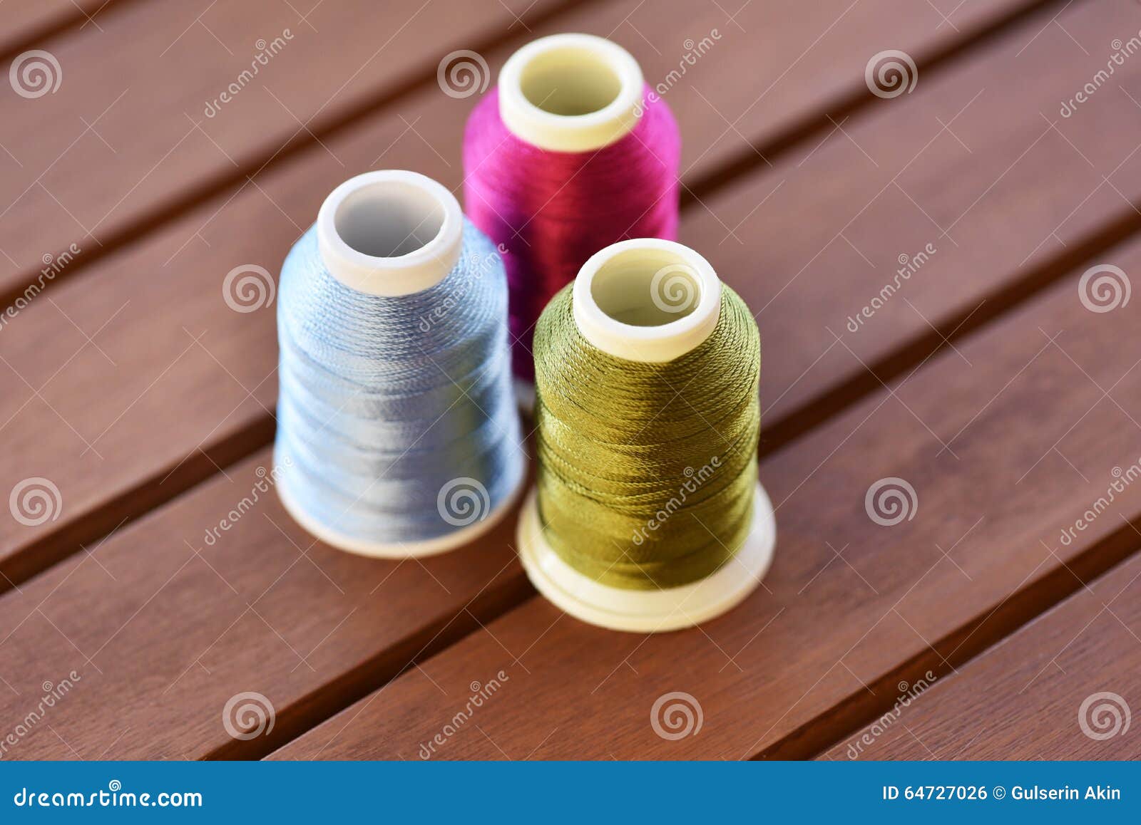 Multicolored threads stock photo. Image of craft, background - 64727026