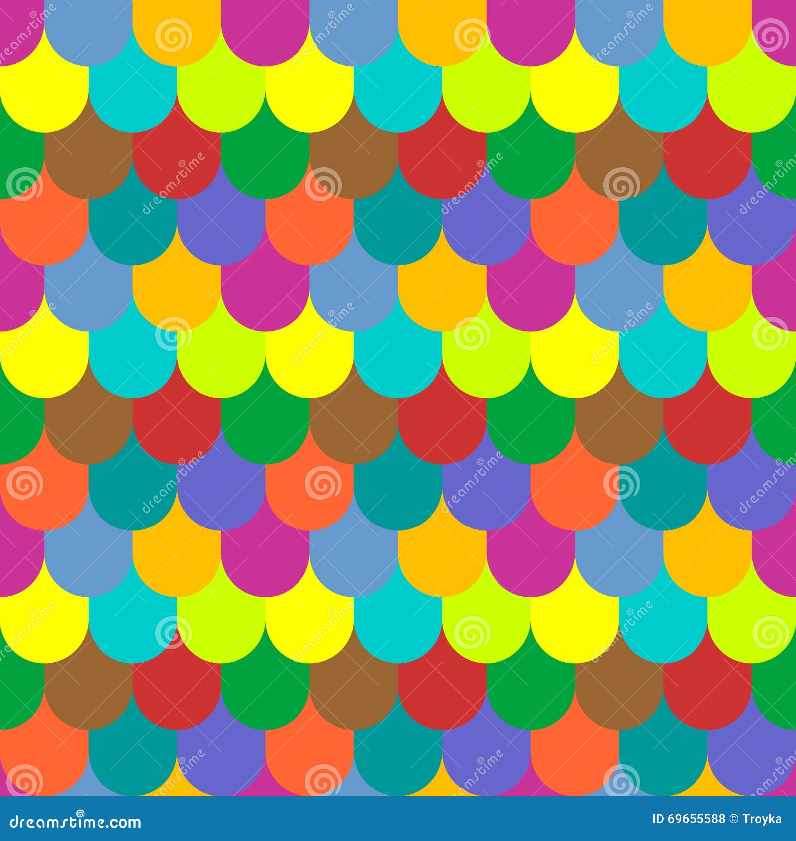 Multicolored Tiling Seamless Texture. Stock Vector - Illustration of ...