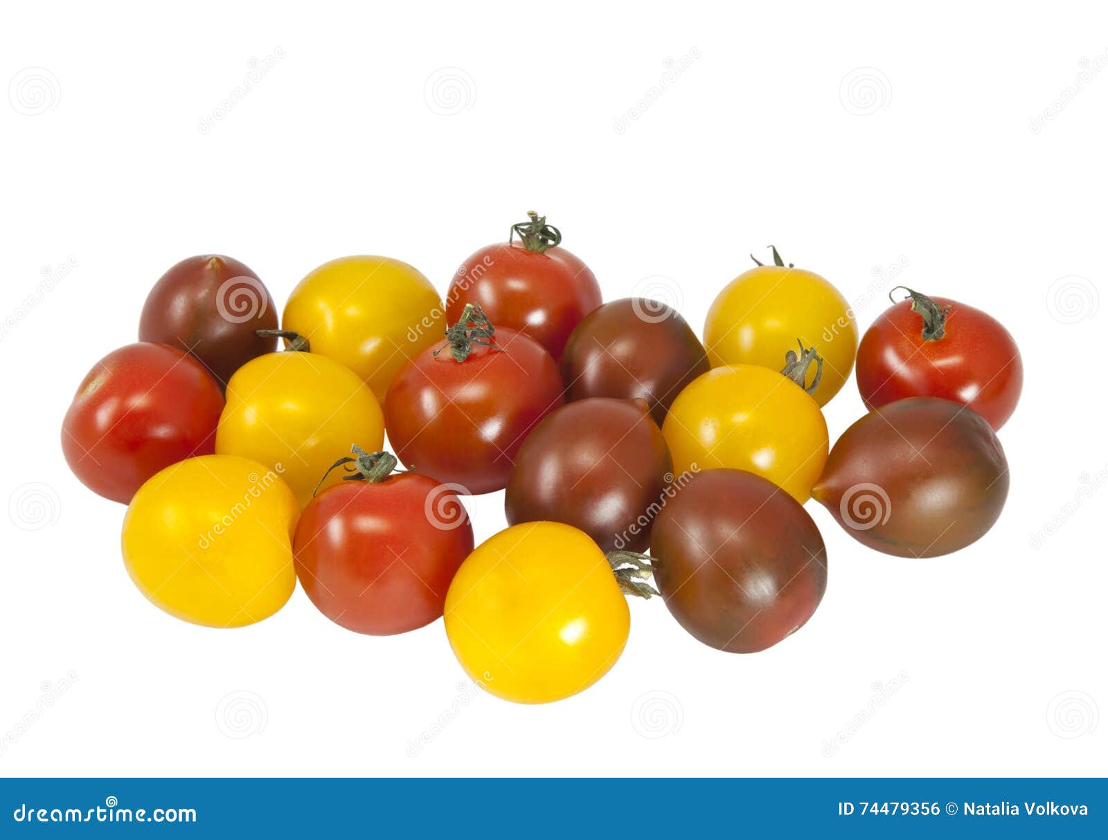 Multicolored Tomatoes of Different Varieties Stock Photo - Image of ...
