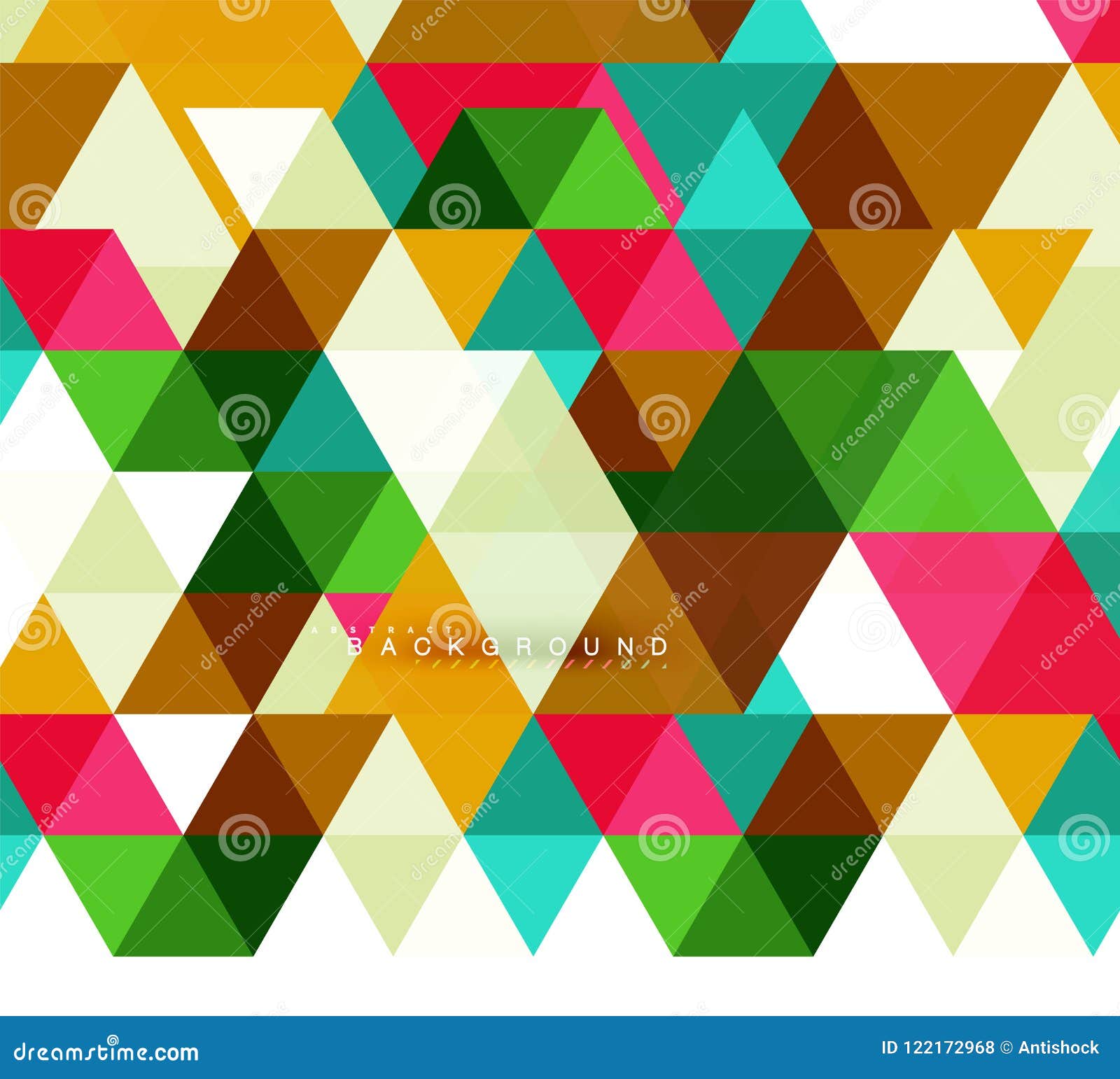 Multicolored Triangles Abstract Background, Mosaic Tiles Concept Stock ...