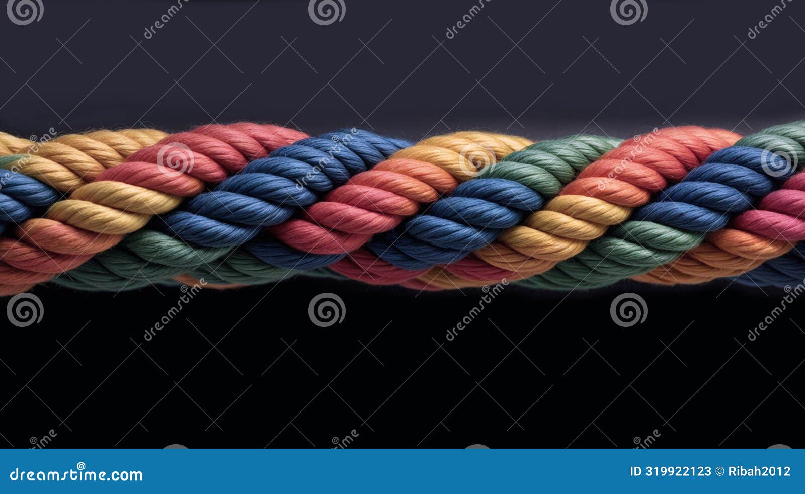 Twisted Rope Loop. Brown Coiled Knot. Vector Cord Illustration ...