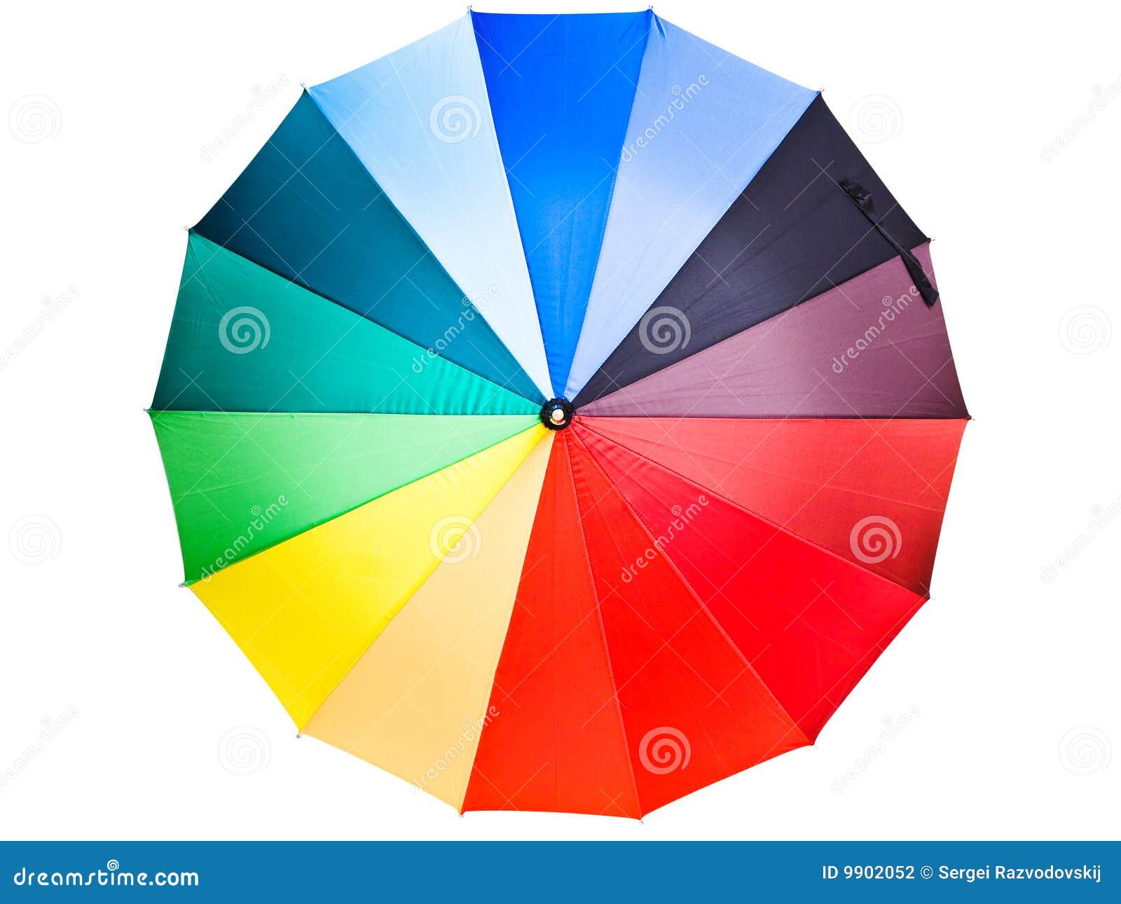 Multicolored umbrella stock photo. Image of rain, abstract - 9902052