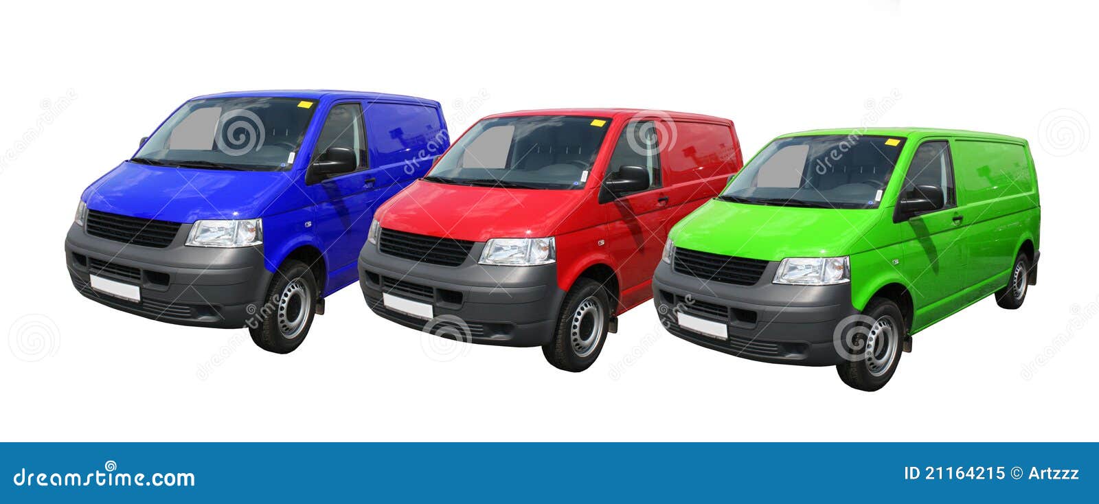 Multicolored vans stock image. Image of drive, carry - 21164215