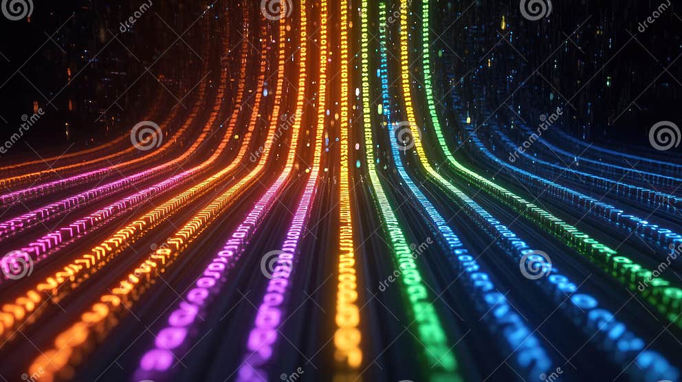 Multicolored Vertical Binary Columns: a Representation of Digital ...
