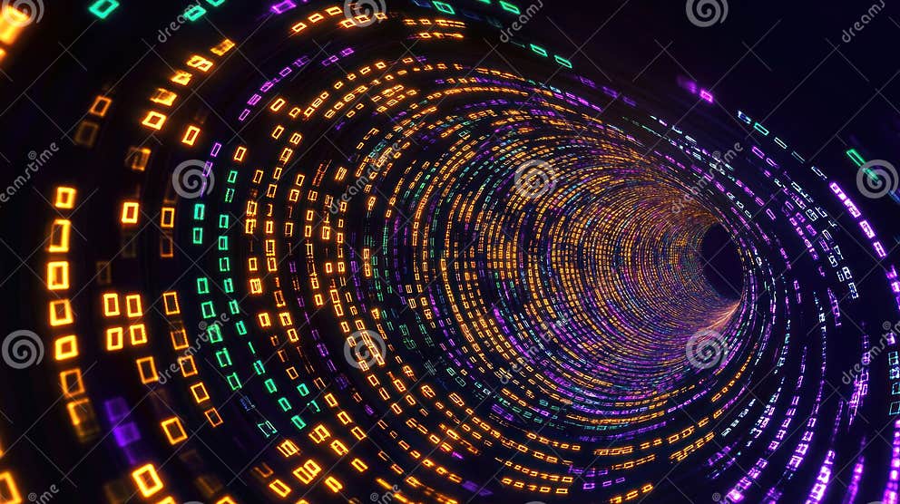 Multicolored Vertical Binary Columns: a Representation of Digital ...