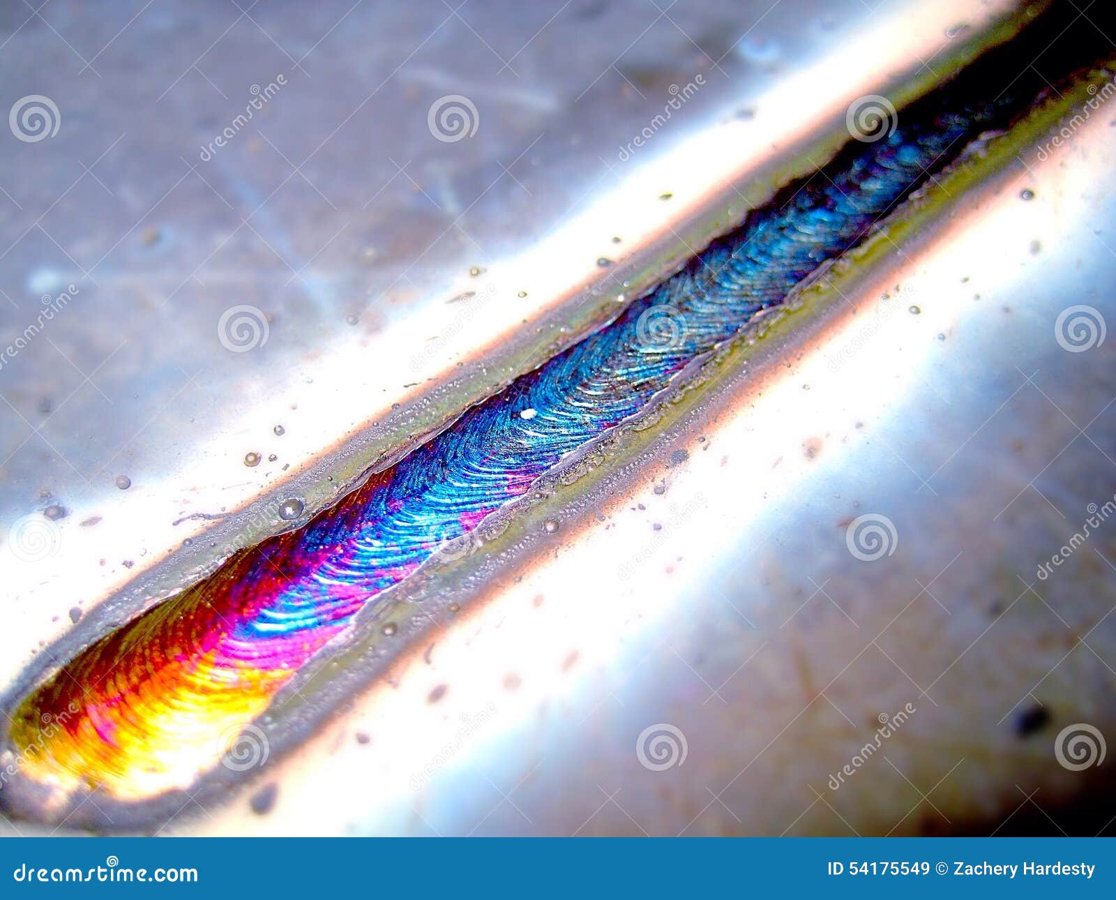 Multicolored weld stock image. Image of steel, welding - 54175549