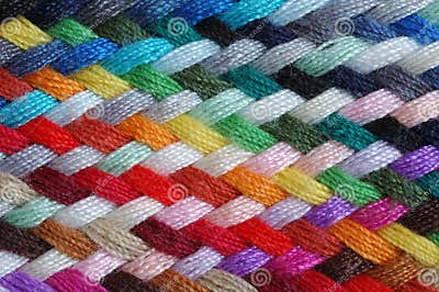 Multicolored Wool Braid stock image. Image of creative - 4692133