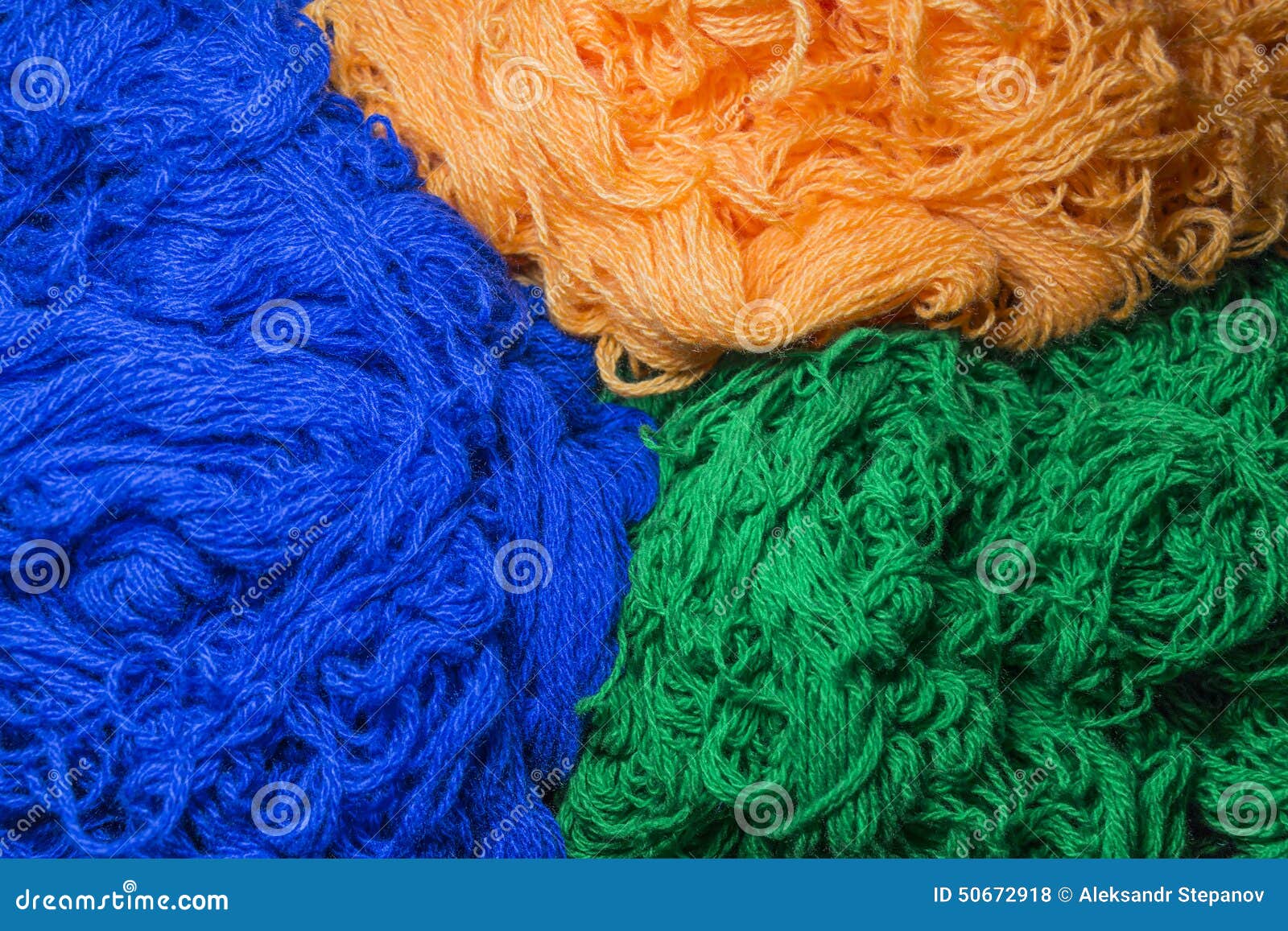 Multicolored Woolen Thread, Background Stock Photo - Image of string ...