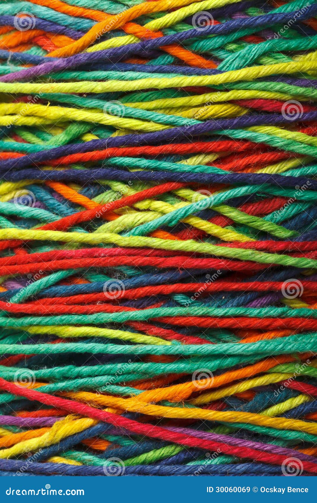 Multicolored yarn roll stock image. Image of textile - 30060069