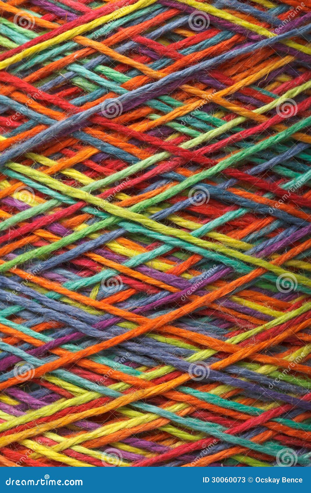 Multicolored yarn roll stock image. Image of textile - 30060073