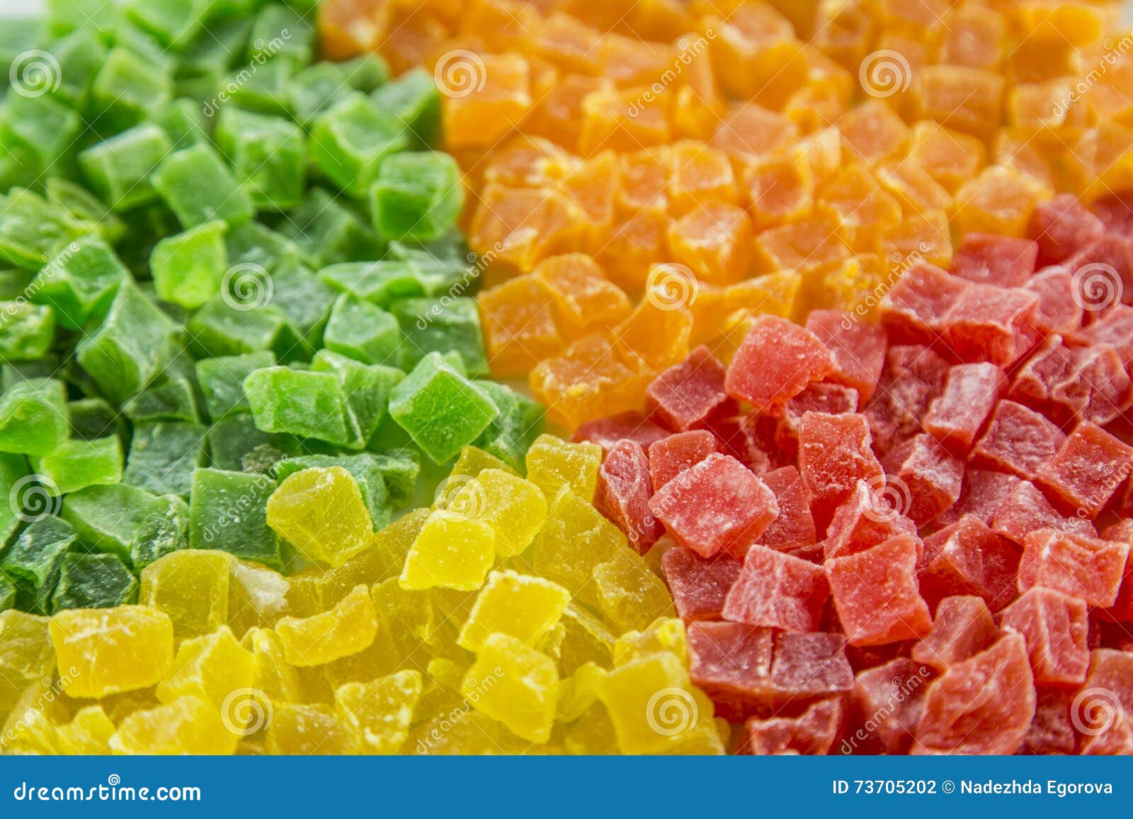 Multicolores Succade, 4 Color Stock Photo - Image of pineapple, fruits ...